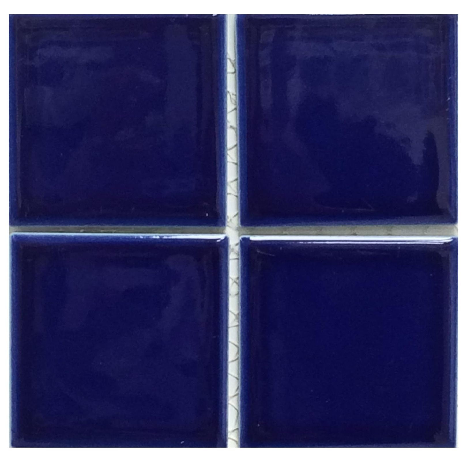 Porcelain Swimming Pool Waterline Tile - VIP-713 COBALT BLUE 3" X 3" 1. ...