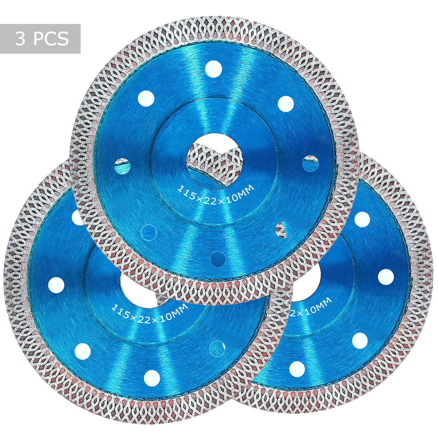Porcelain Tile Turbo Diamond Dry Cutting Saw /Disc Grinder Wheel 4/4.5 ...