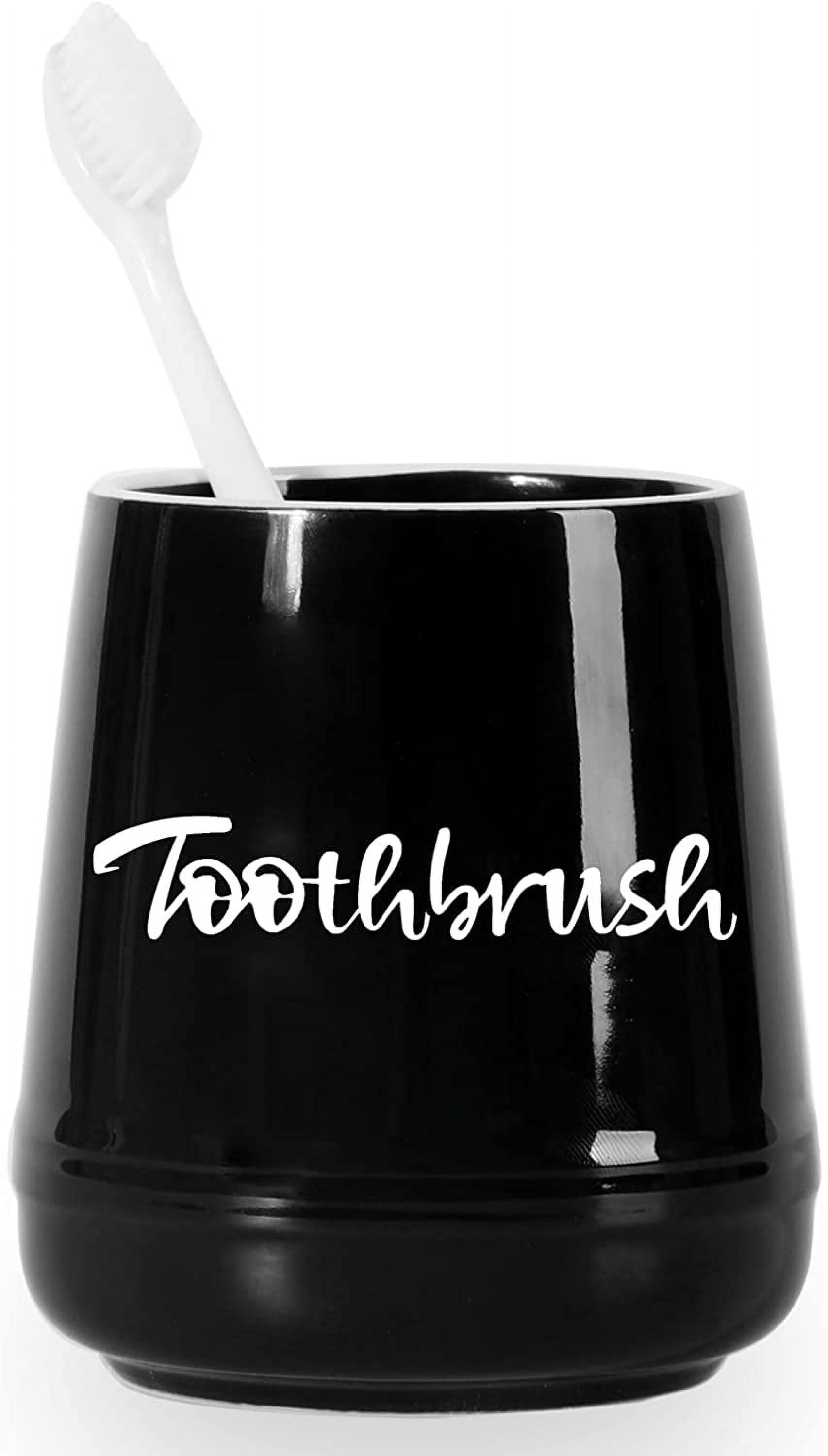 Porcelain Toothbrush Holder for Bathroom Vanity and Countertop ...