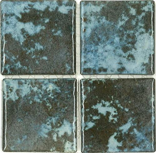 Porcelain glazed Swimming Pool Waterline Tile JOYA-304 COTTO 3 x 3 In ...