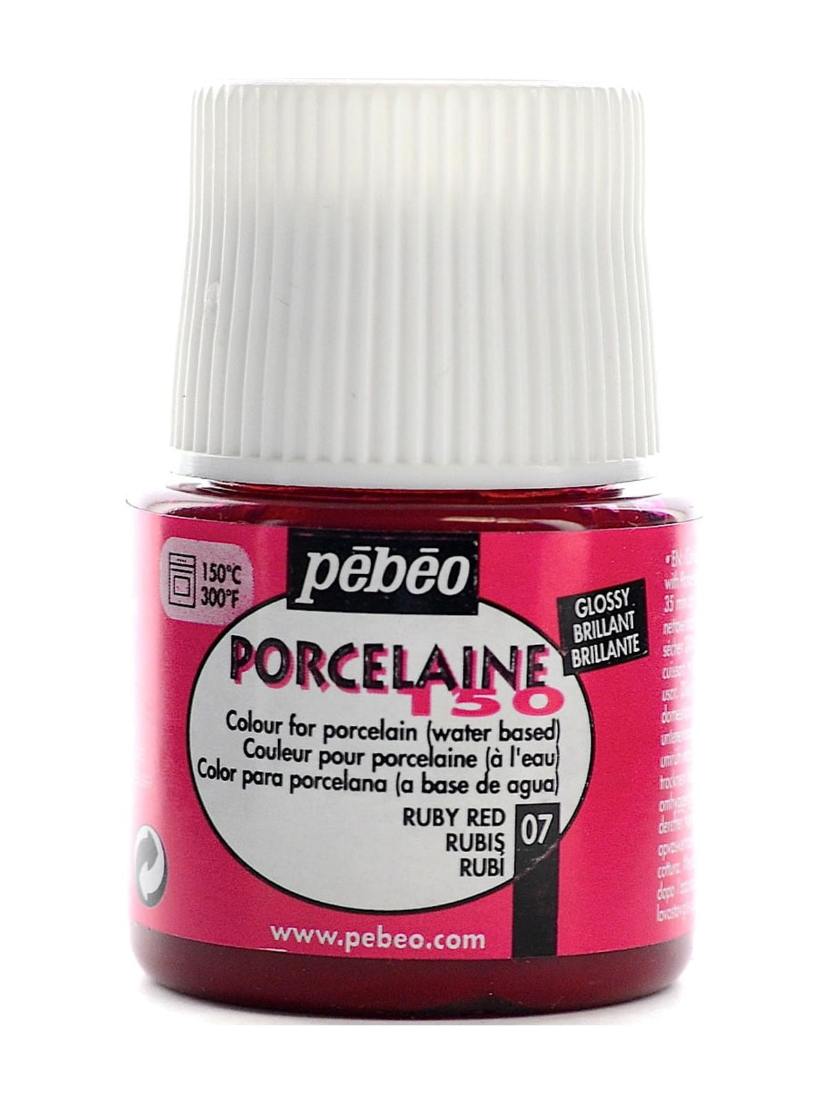 Porcelaine 150 China Paint ruby red, 45 ml (pack of 3) - Walmart.com