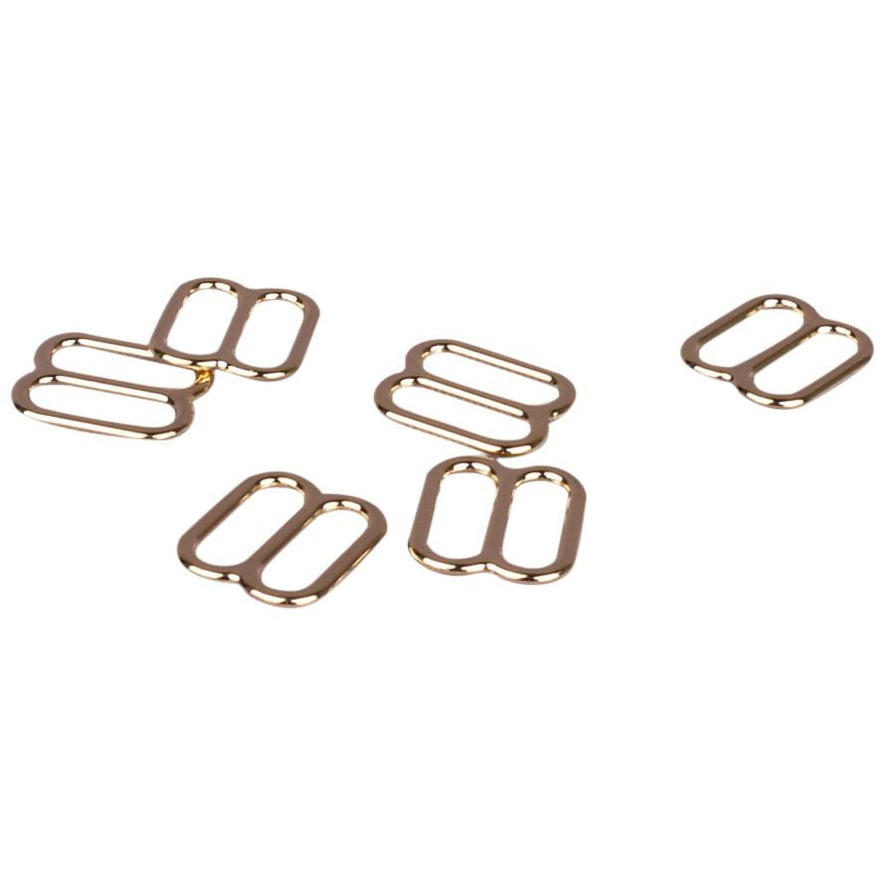 Porcelynne Gold Metal Alloy Replacement Bra Strap Slide - 3/8" (10mm ...