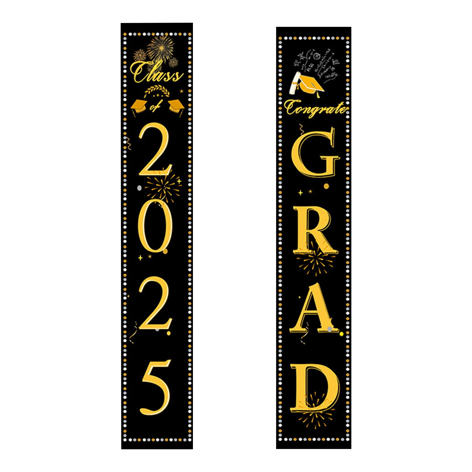 Porch Banners 70*11Inch Congratulations Banner Graduation Banner ...