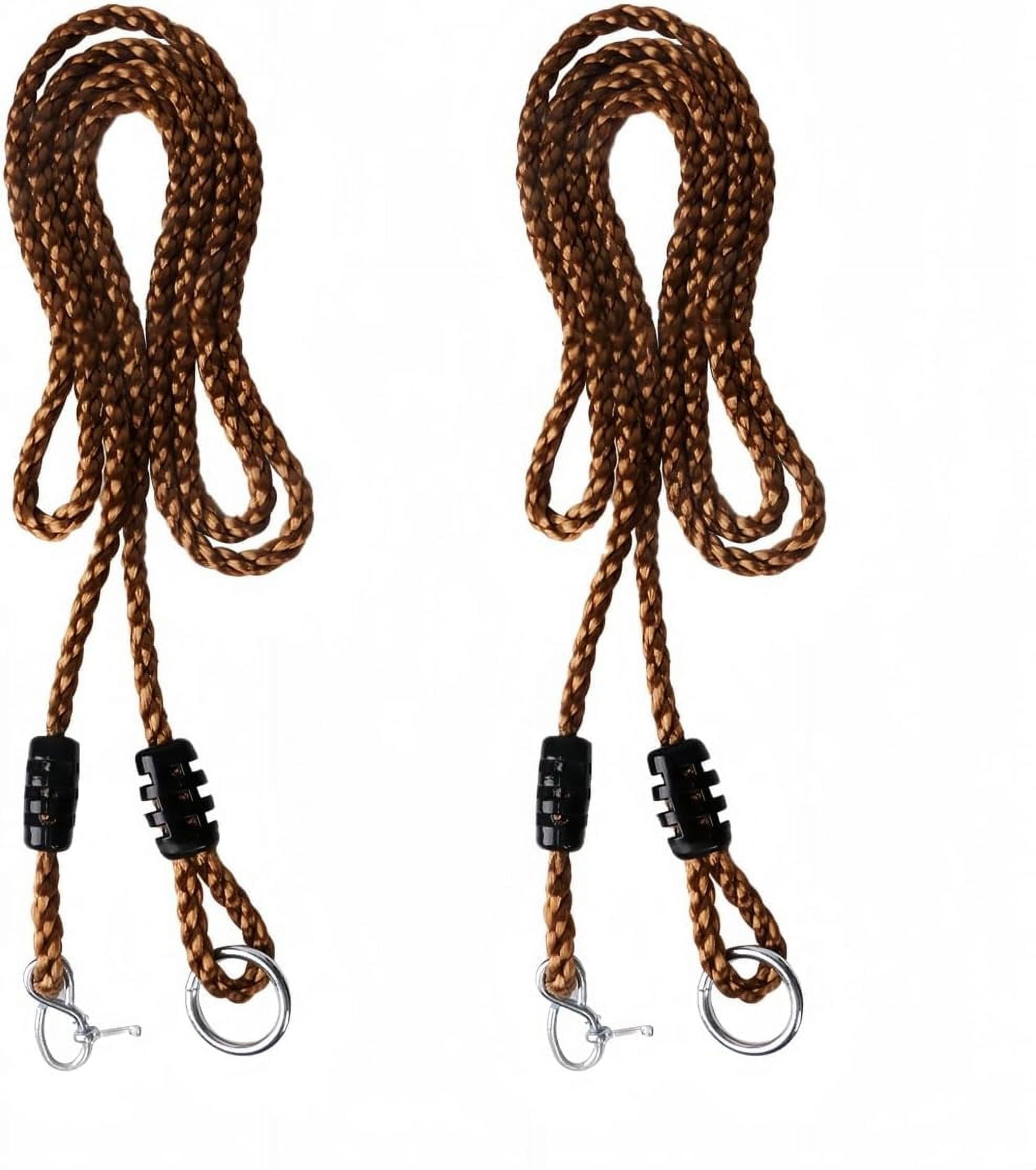 Porch Bench Swing Nylon Ropes Indoor Outdoor 8 ft Extra Long Adjustable ...