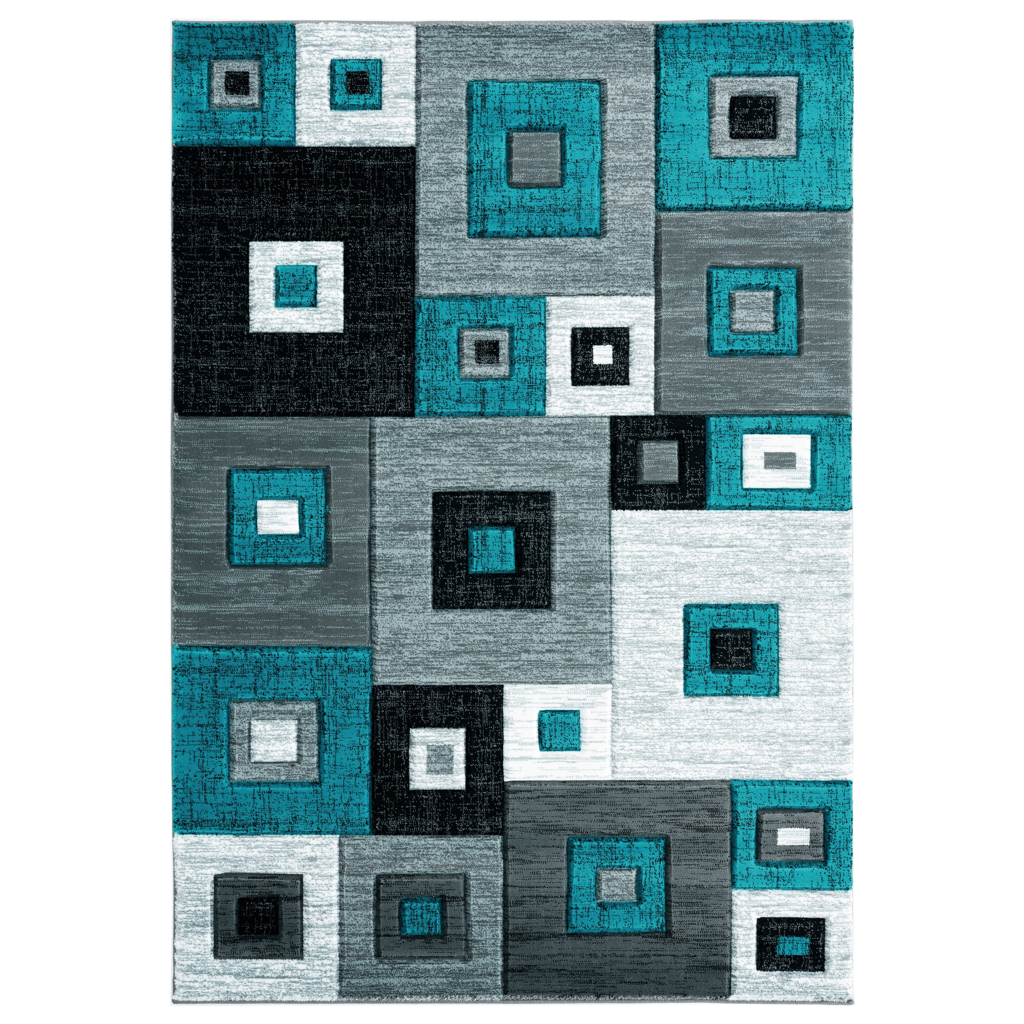 Porch & Den Cummins Hand-Carved Area Rug Turquoise 2'7" x 7'4" Runner 6 ...