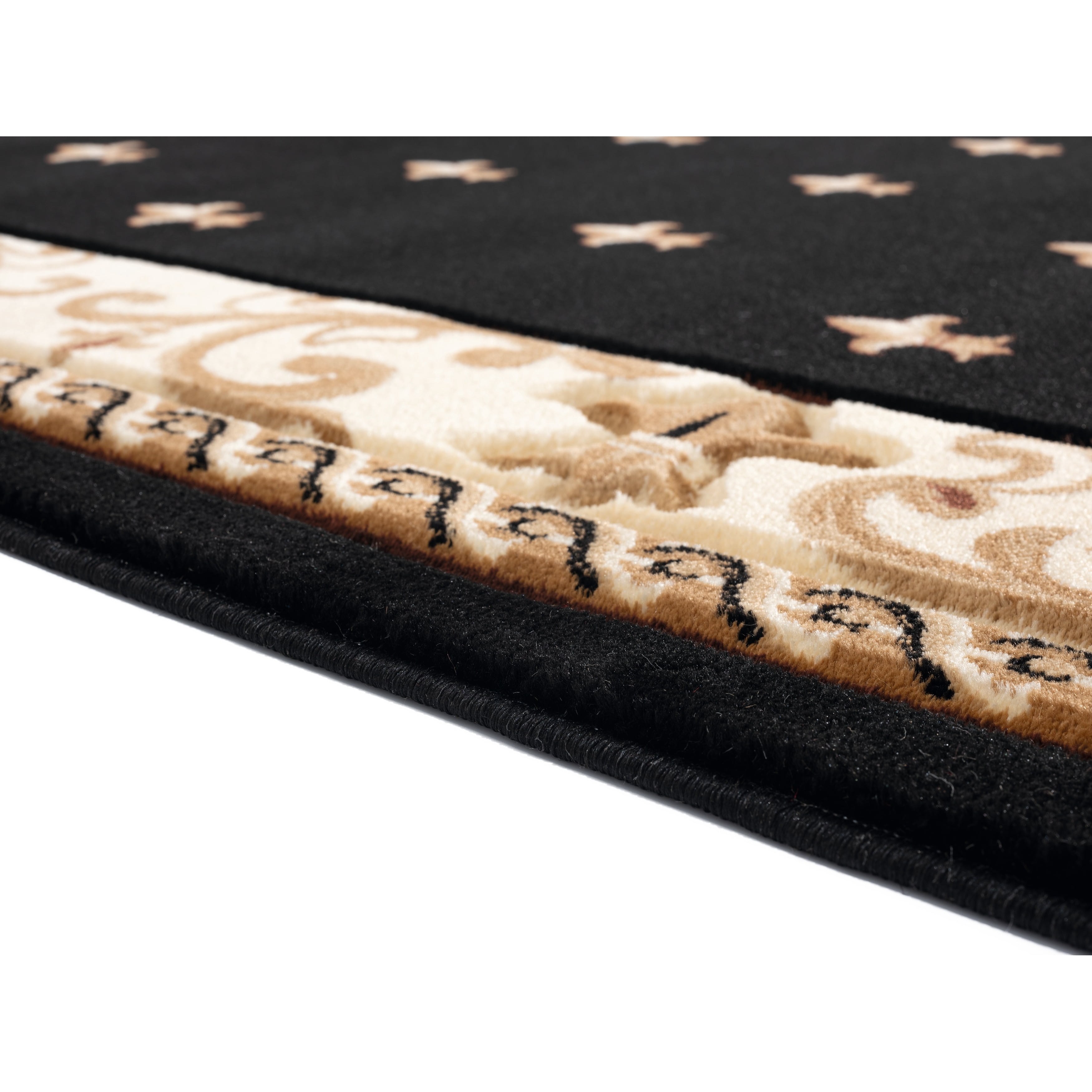 Porch & Den Cuthill Hand-Carved Area Rug Black 2'7" x 7'4" Runner 6 ...