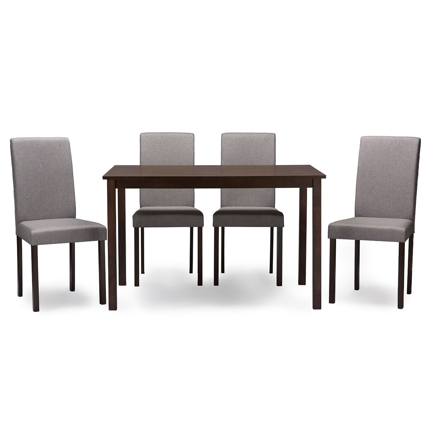 Porch & Den Devin Contemporary 5-piece Grey Fabric Upholstered Grid ...