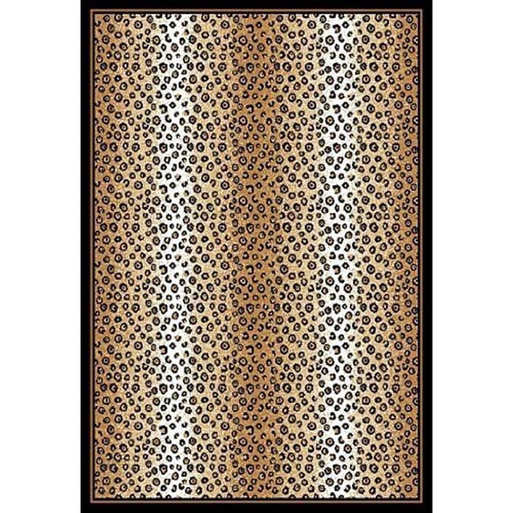 Porch & Den La Carter Brown Cheetah Print Area Rug 2'x8' 8' Runner ...