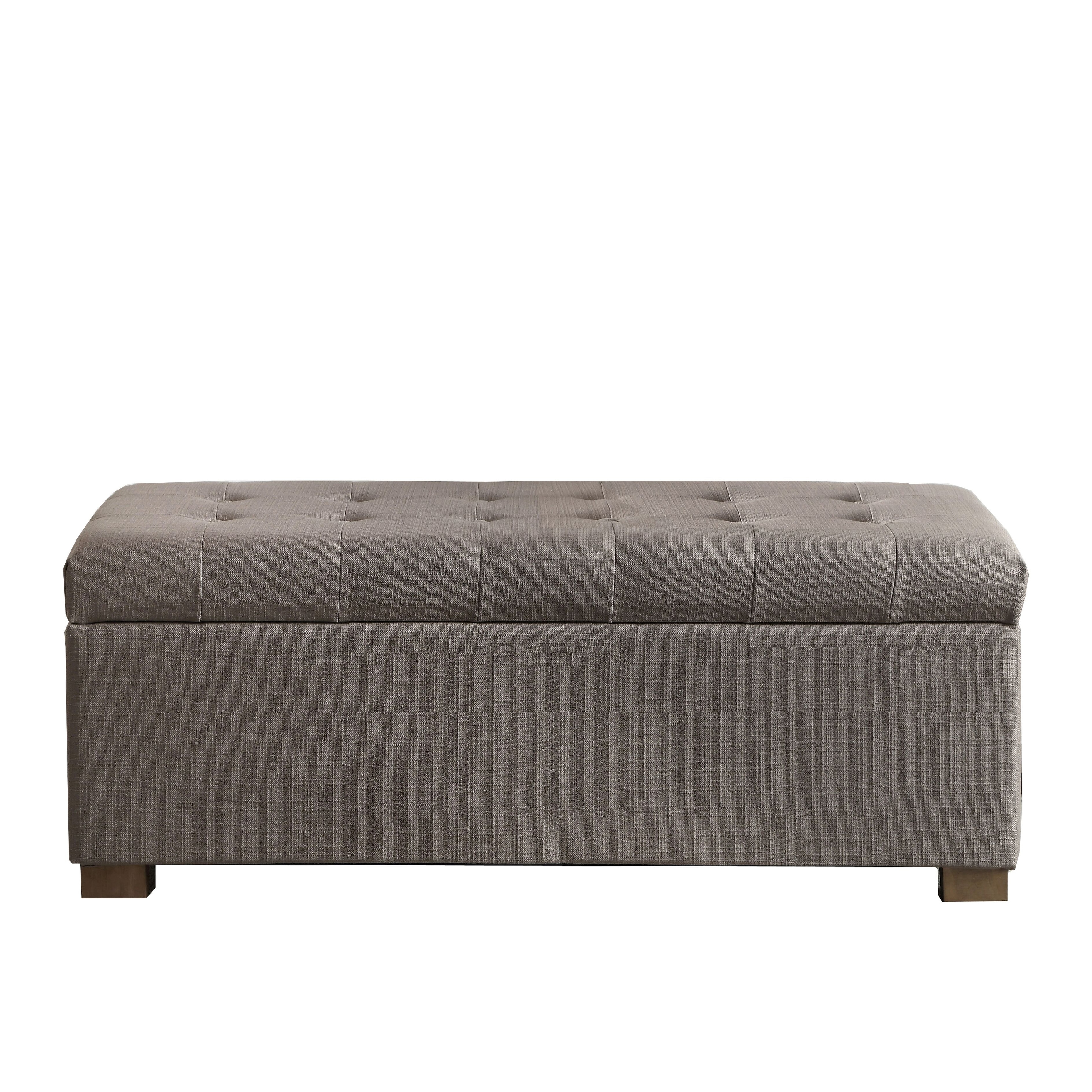Porch & Den Large Tufted Storage Bench - Walmart.com