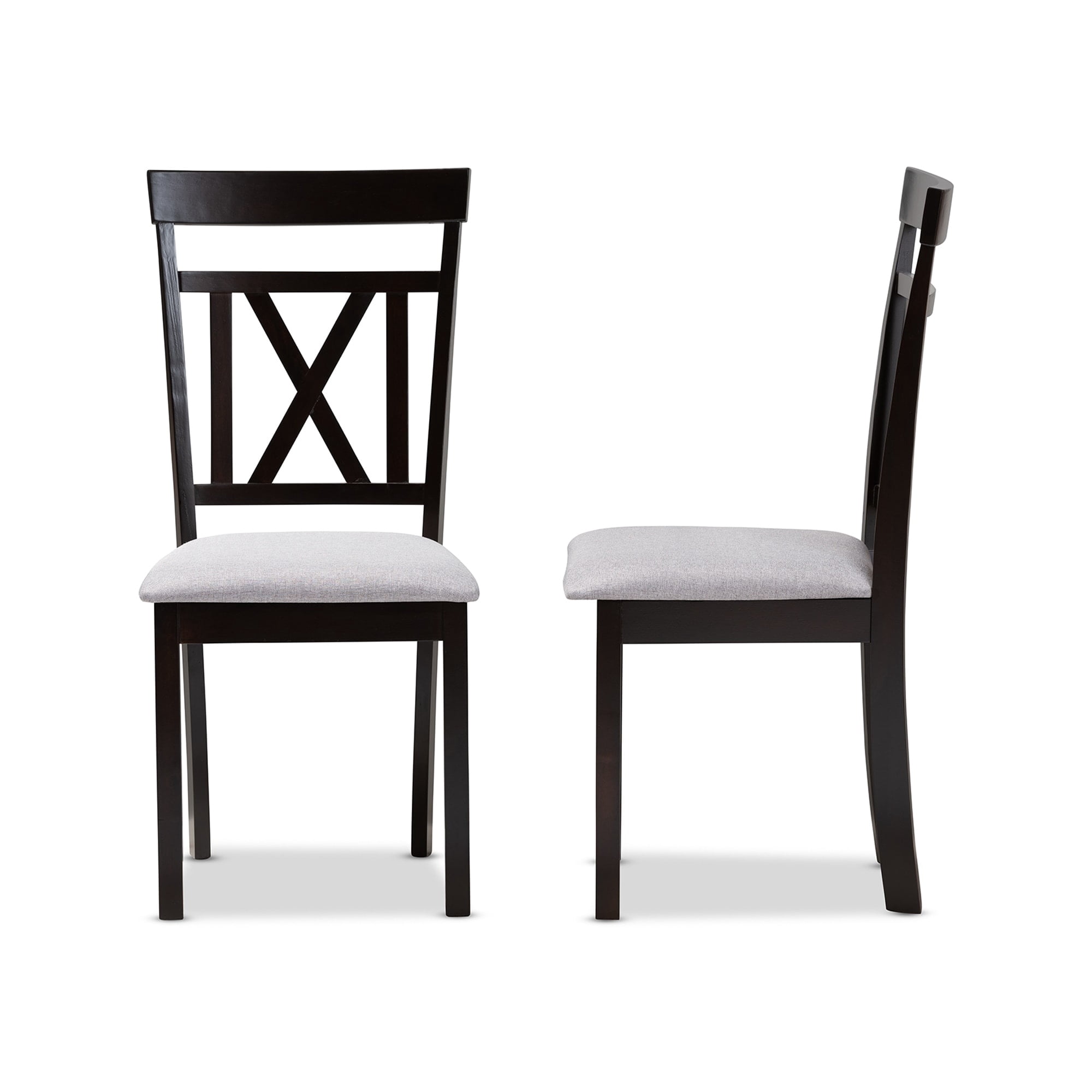 Copper Grove Echium Contemporary Dining Chair Set Grey - Walmart.com