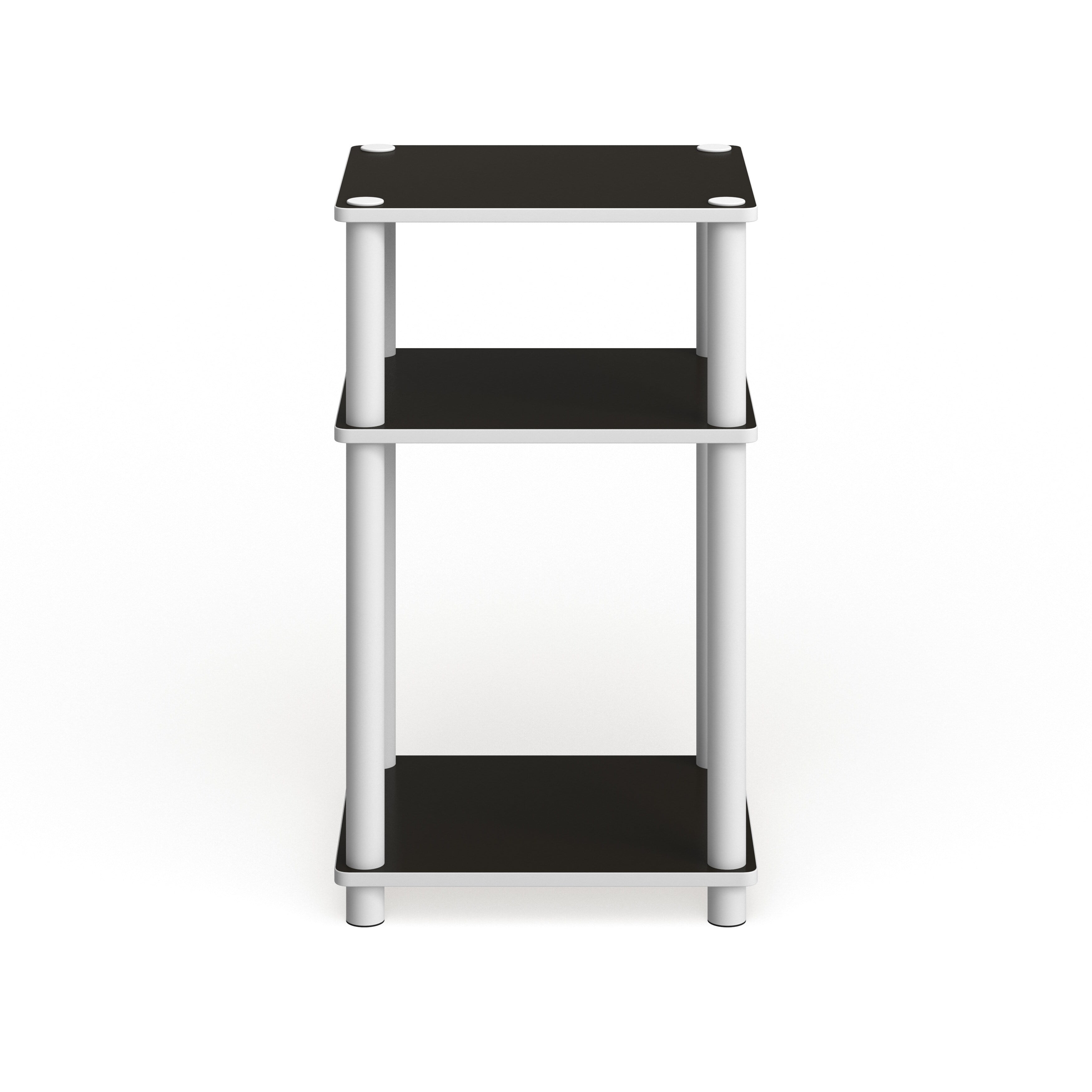 Porch & Den Stuyvesant 3-tier End Table White/Espresso 2 tables N/A ...