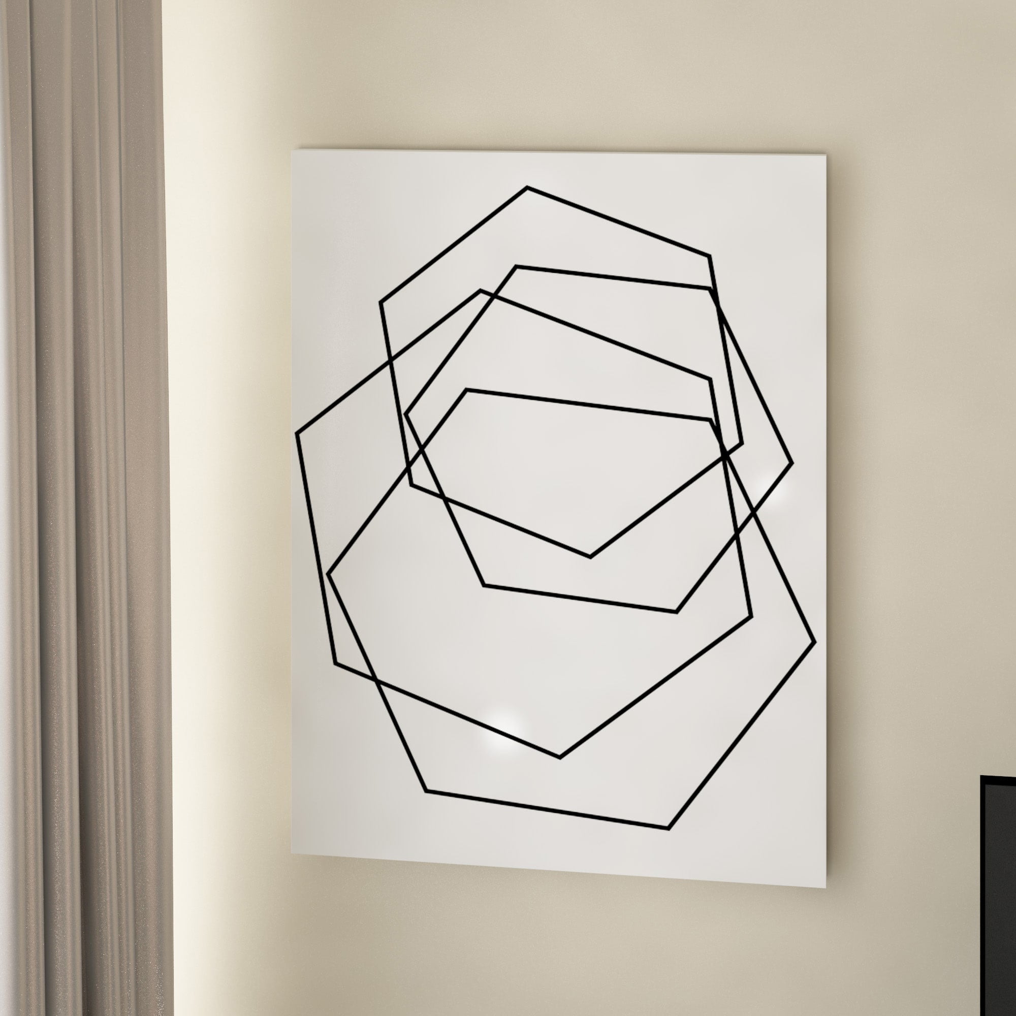 Porch & Den Wall Decor 'Gilt Mod III-W' in ArtPlexi - Walmart.com