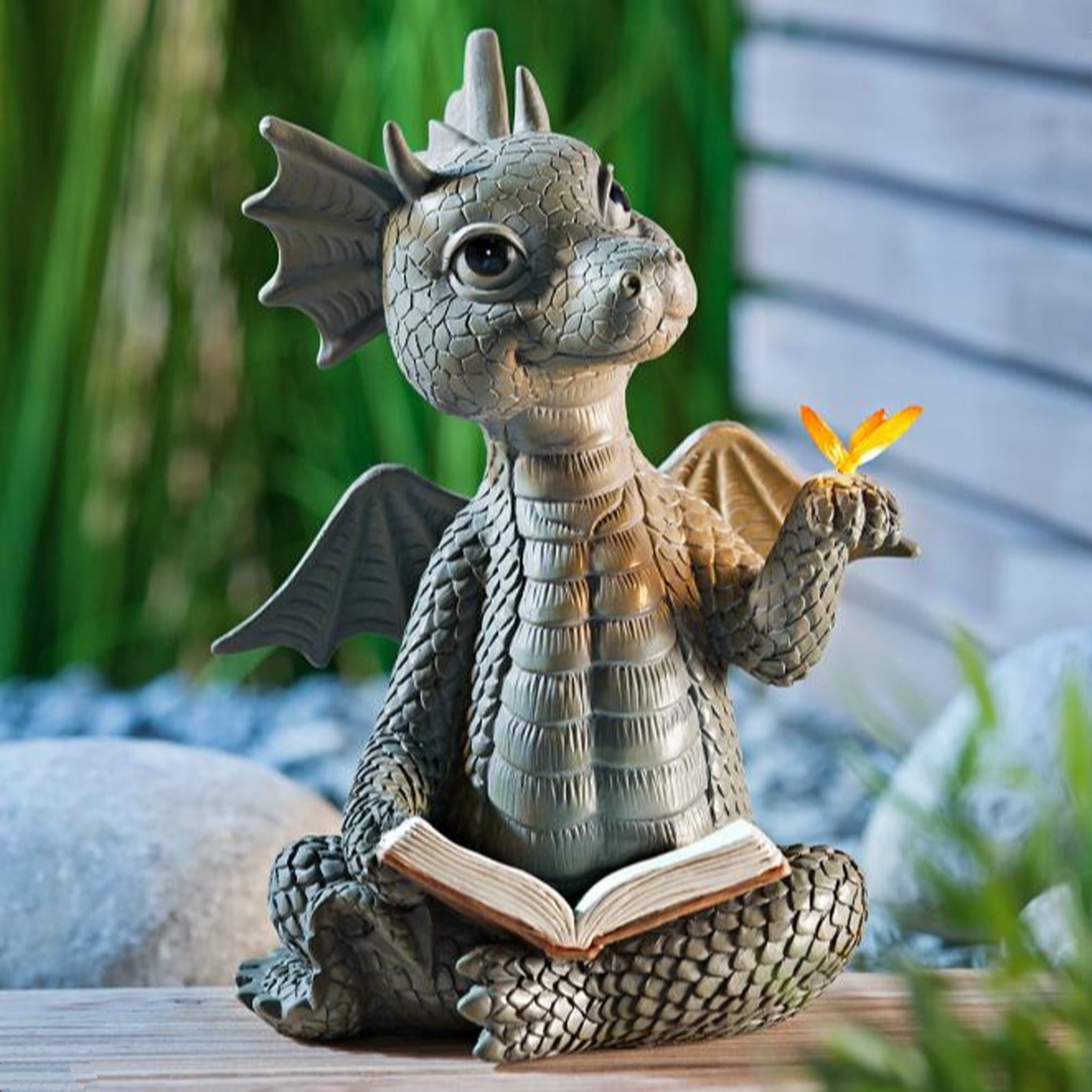 Porch Dragon, Garden Statues,Garden Decor,Dragon Statue Art Sculptures ...