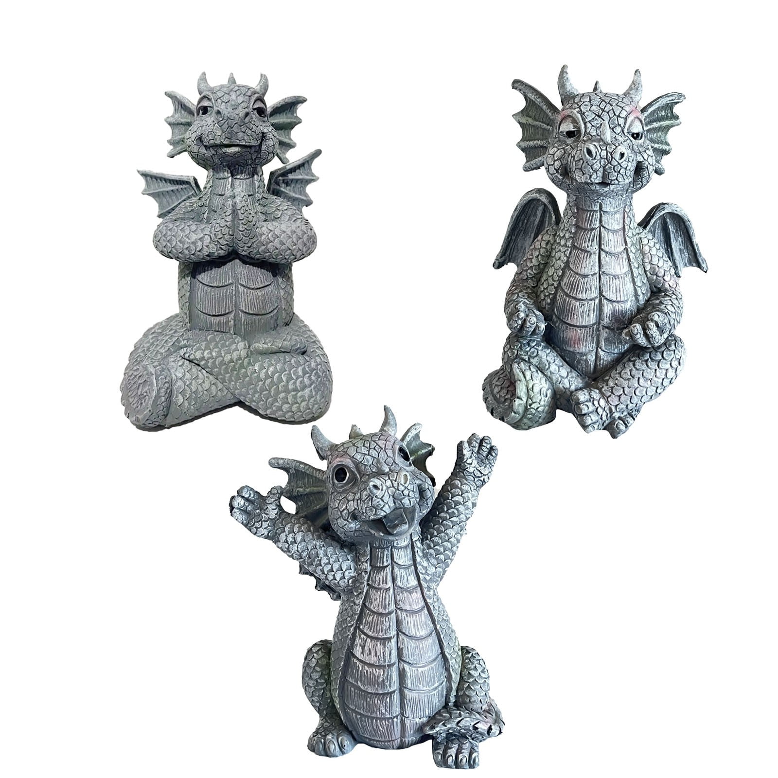 Porch Dragon, Garden Statues,Garden Decor,Dragon Statue Art Sculptures ...