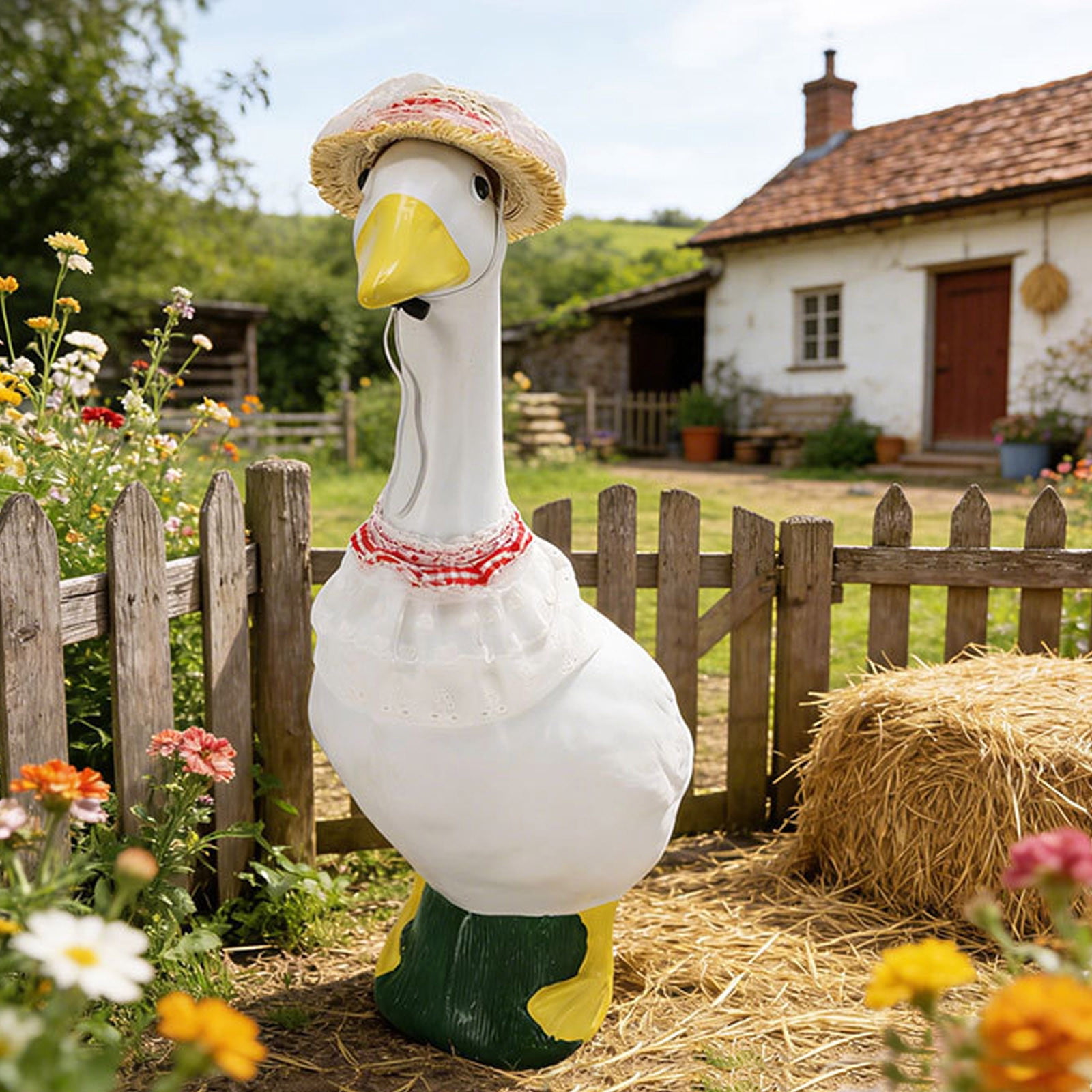 Porch Goose Clothing Set, Decorative Outfit for 23 Inch Garden Statue ...
