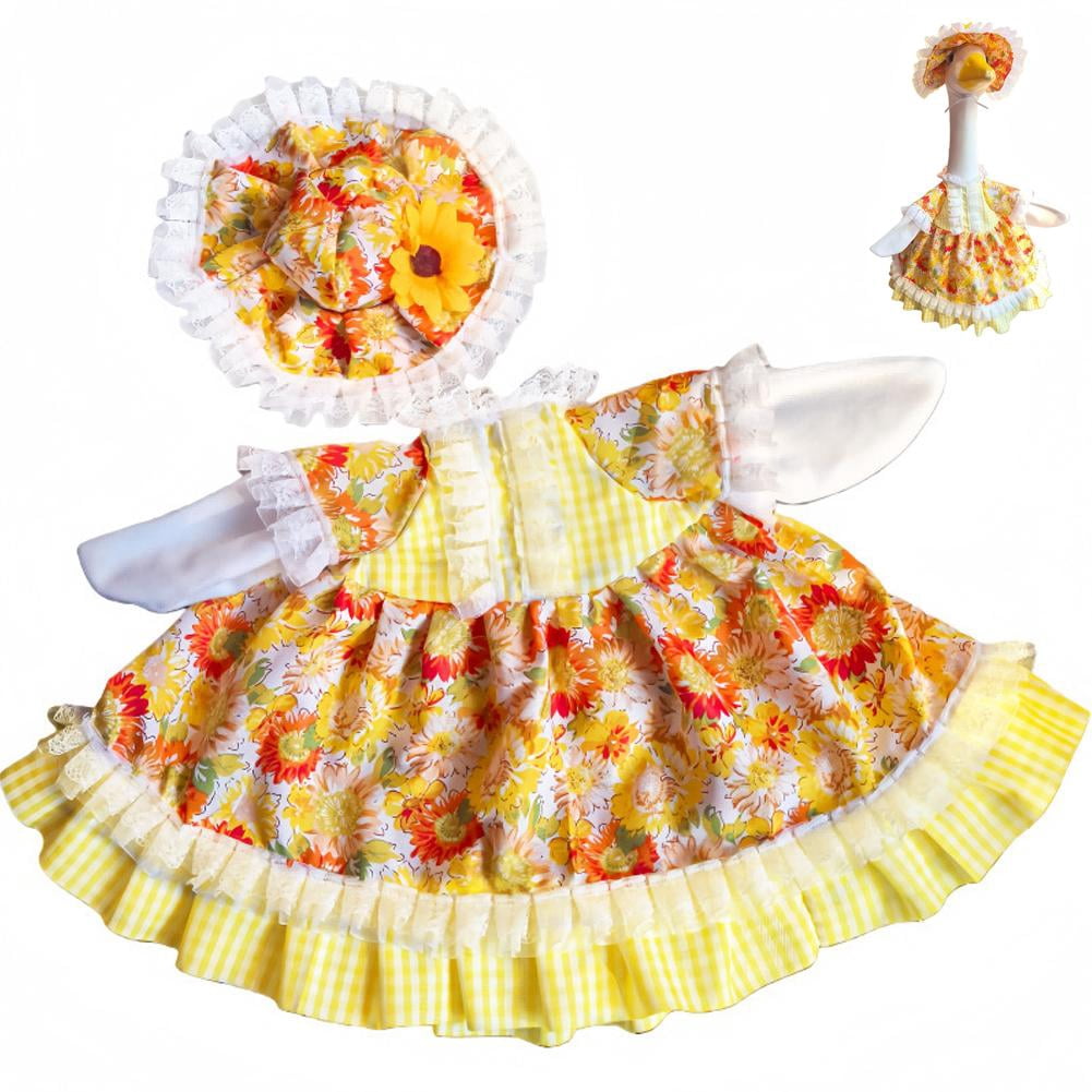 Porch Goose Outfit for 23 Inch Large Cement Goose, Weather-Resistant ...