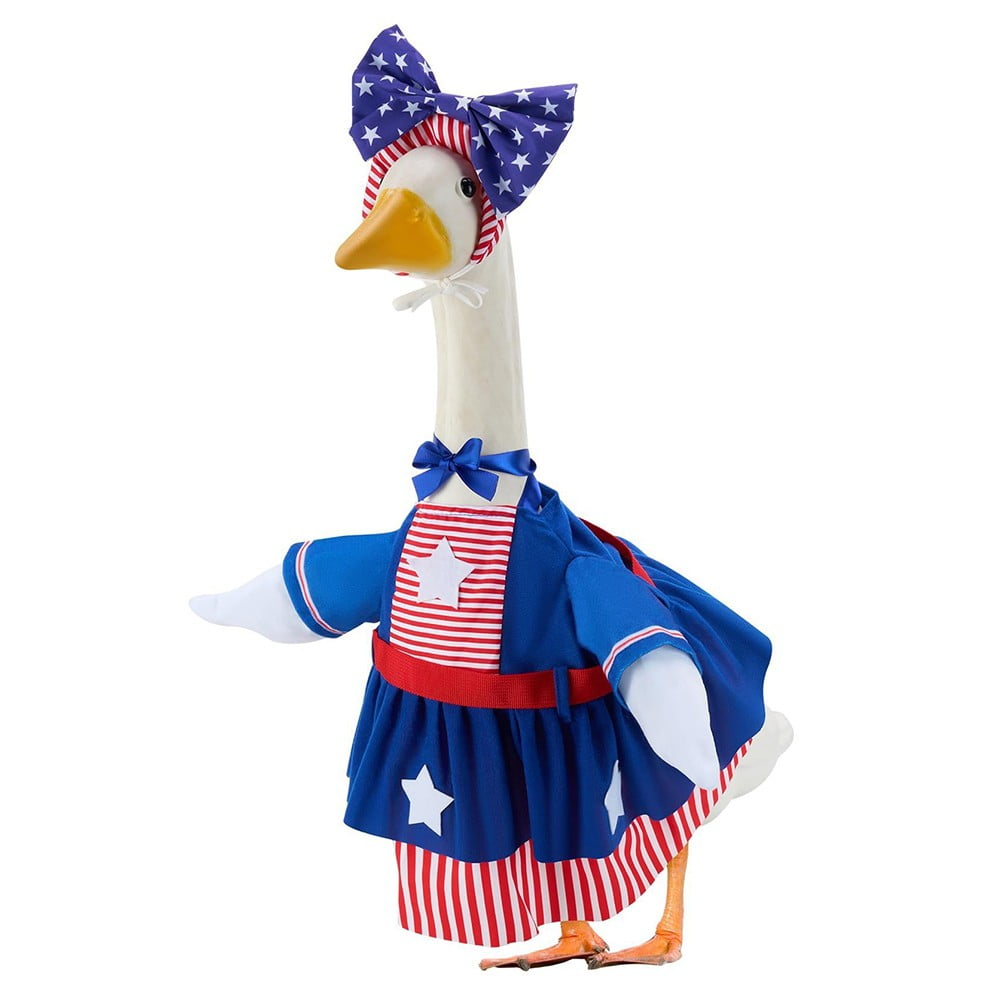 Porch Goose Outfits for 23 Inch Lawn Statue Costume for Cement Statue ...