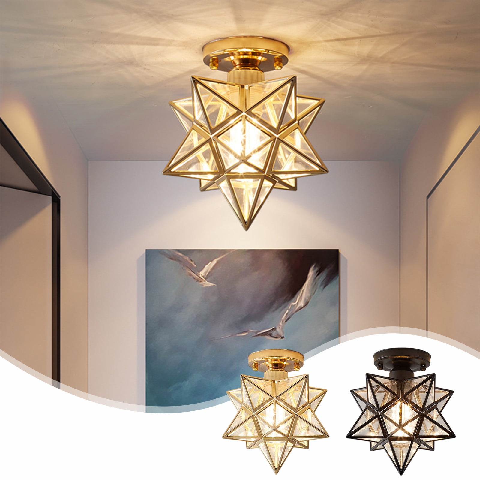 Porch Light Aisle Light Corridor Entrance Balcony Entry Crystal Small ...