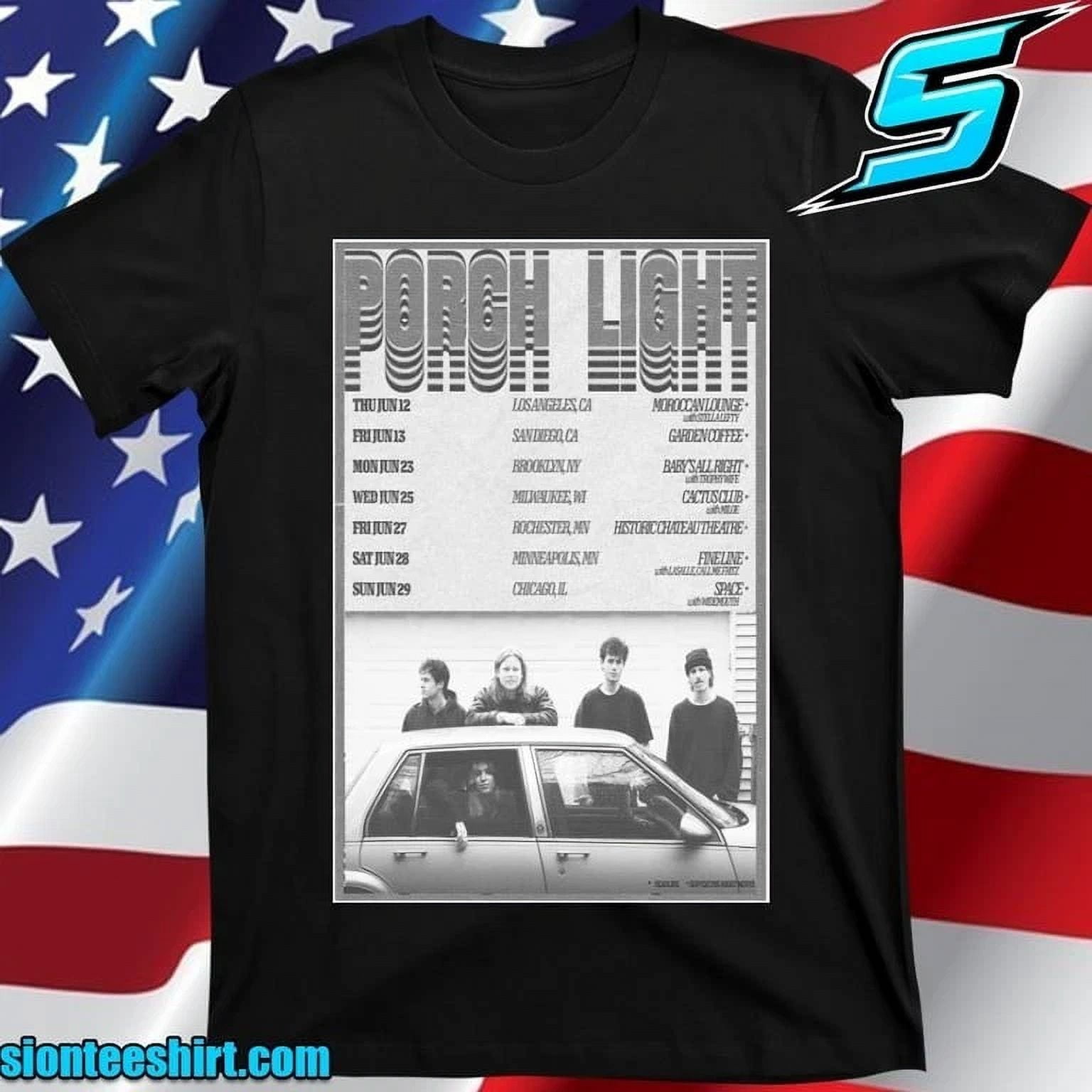Porch Light World Tour 2025 Poster T-Shirt | eBay - Walmart.com