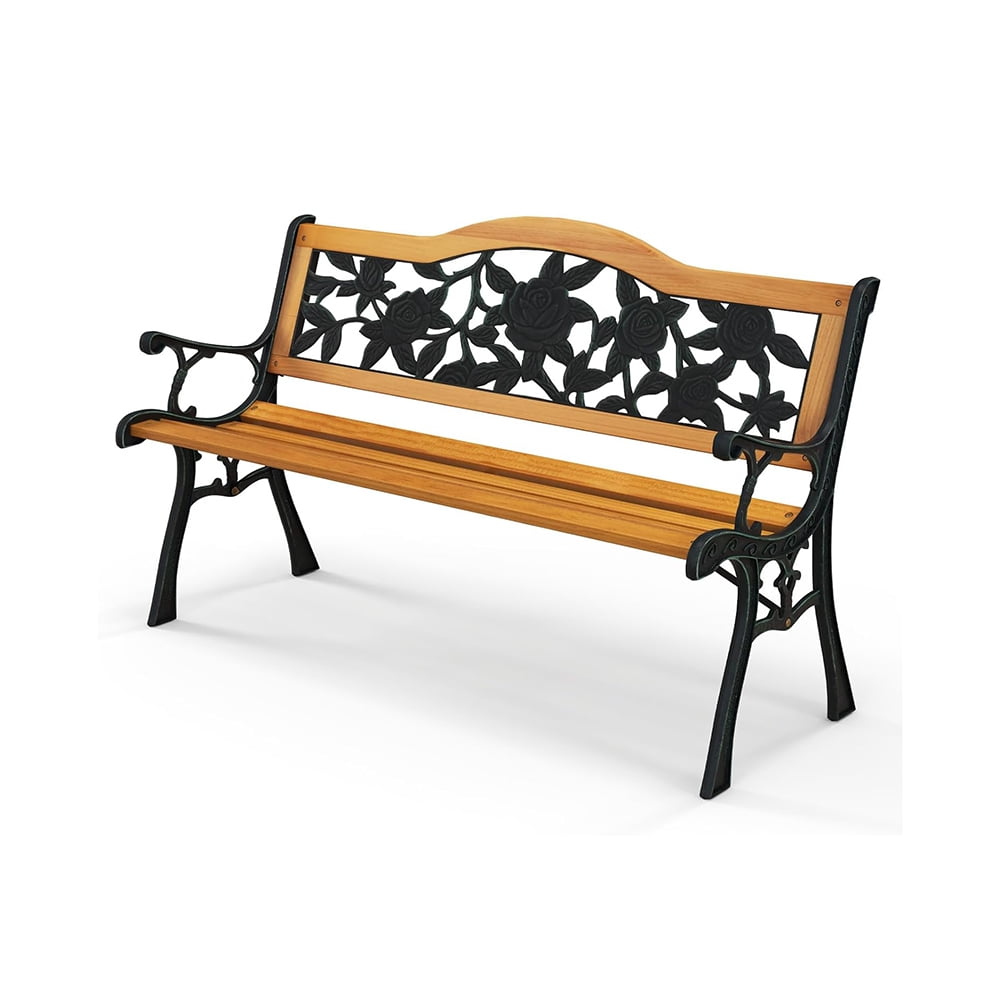 Porch Loveseat, Outdoor Garden Bench, Patio Furniture Bench Chair with ...