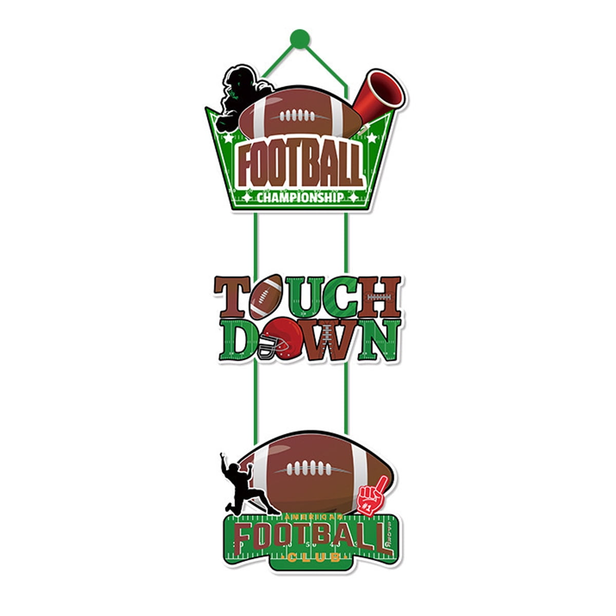 Porch Sign Banner Welcome Hanging Door Banner for Sport Theme Party ...