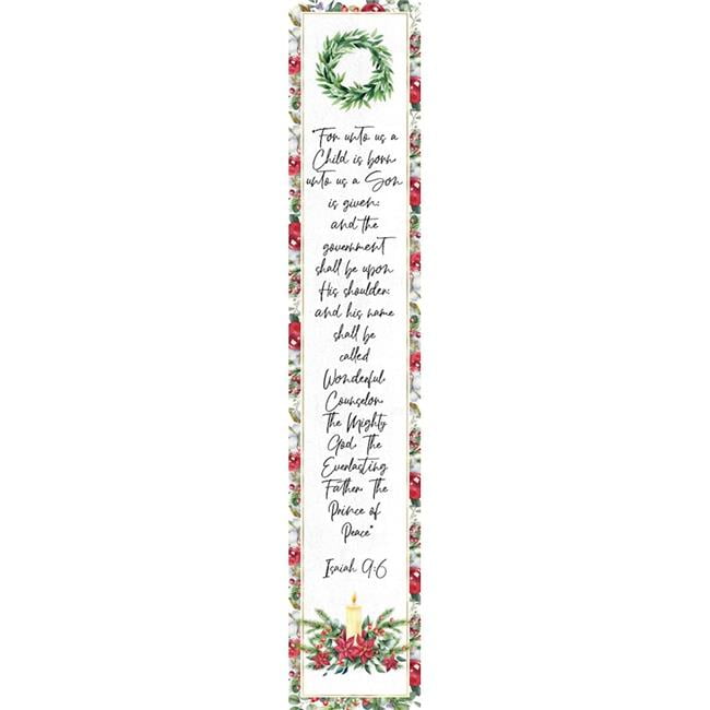 Beechdale Frames 39107X Unto Us A Child Is Born Porch Sign - 4 x 24 in. - Walmart.com