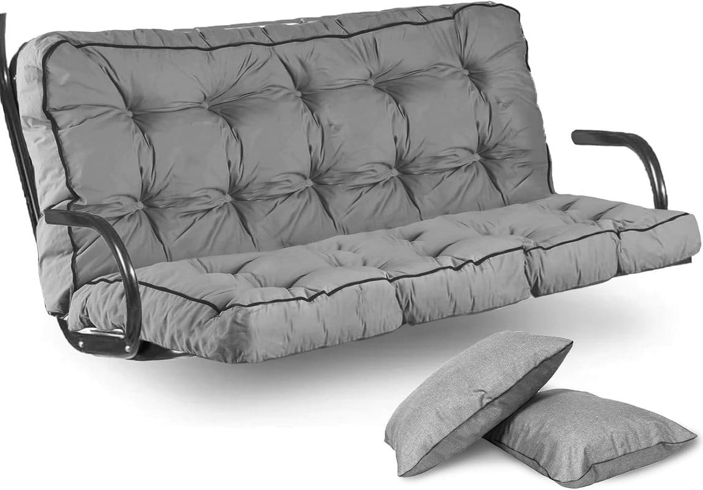 Porch Swing Cushions, Waterproof Outdoor Swing Cushions Replacement ...