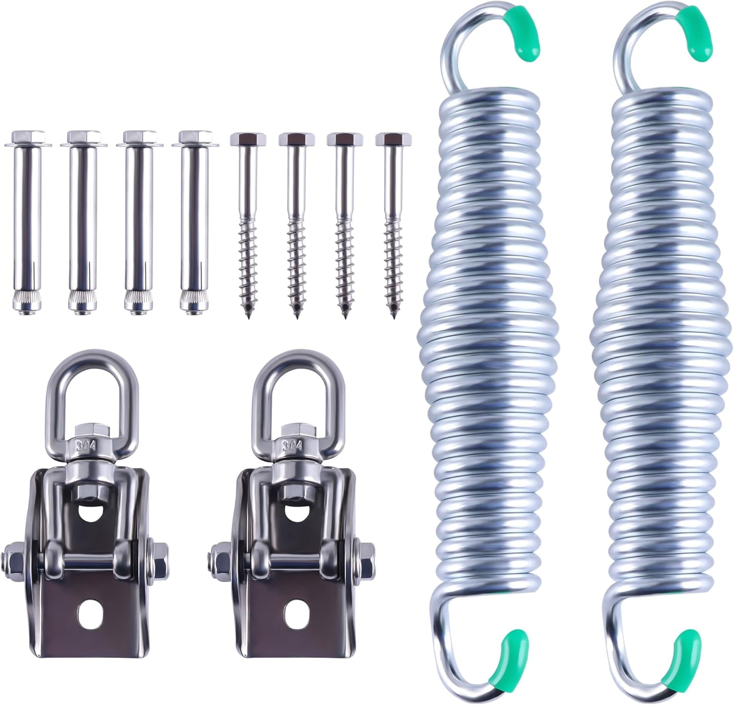 Porch Swing Hanging Kit, 1600 Lbs Heavy Duty Hammock Hooks Ceiling ...