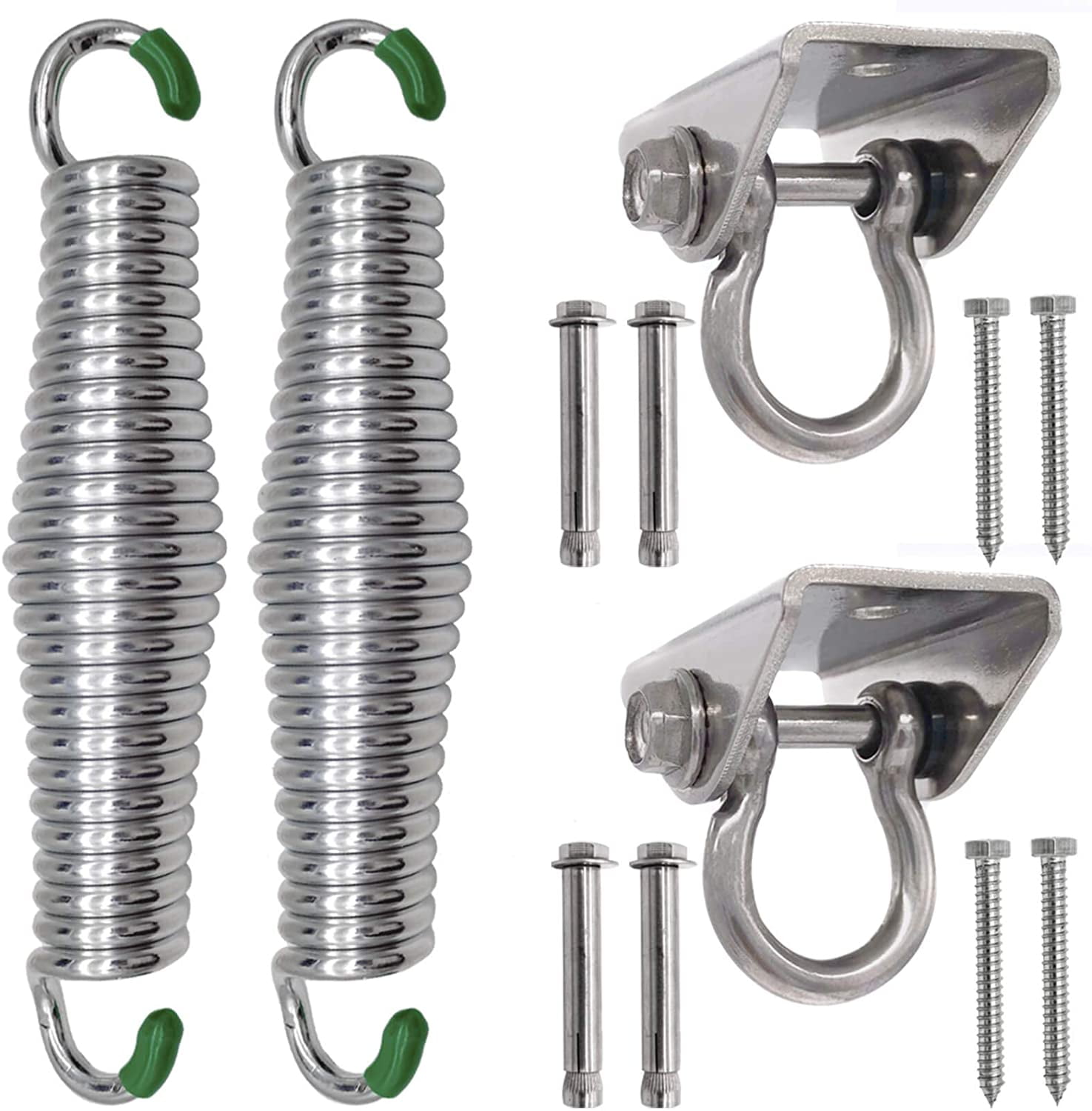 Porch Swing Springs Hanging Kit - 1300 Lbs Heavy Duty Suspensions ...