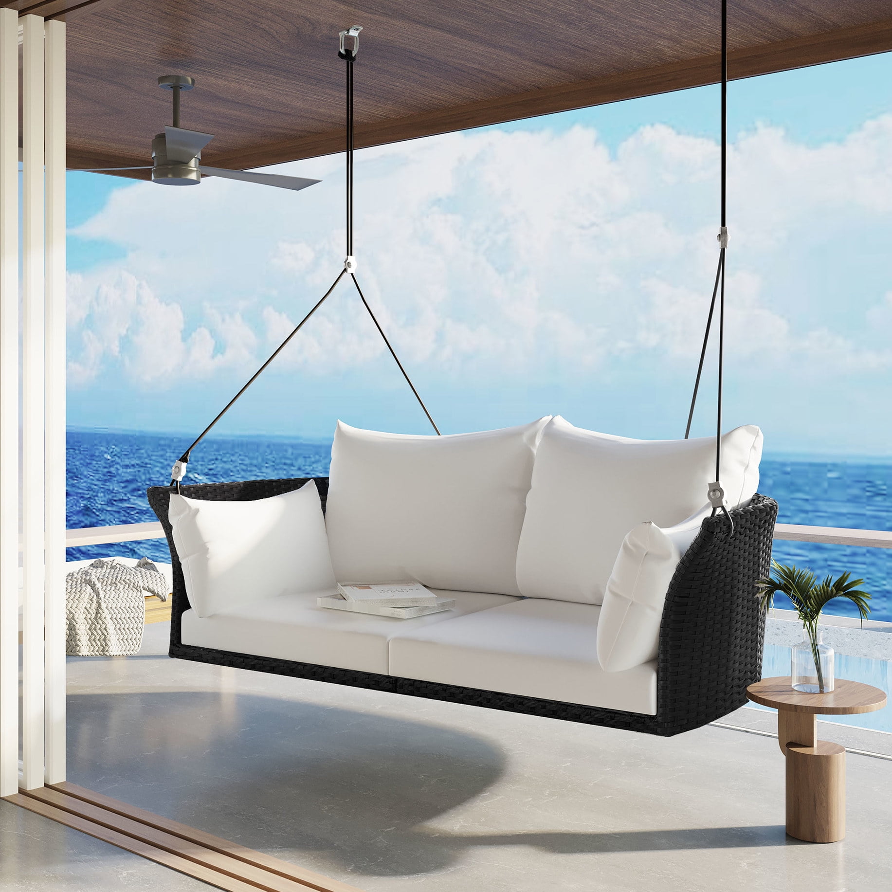 Porch Swing for 2 People | All-Weather Outdoor Relaxation | High ...