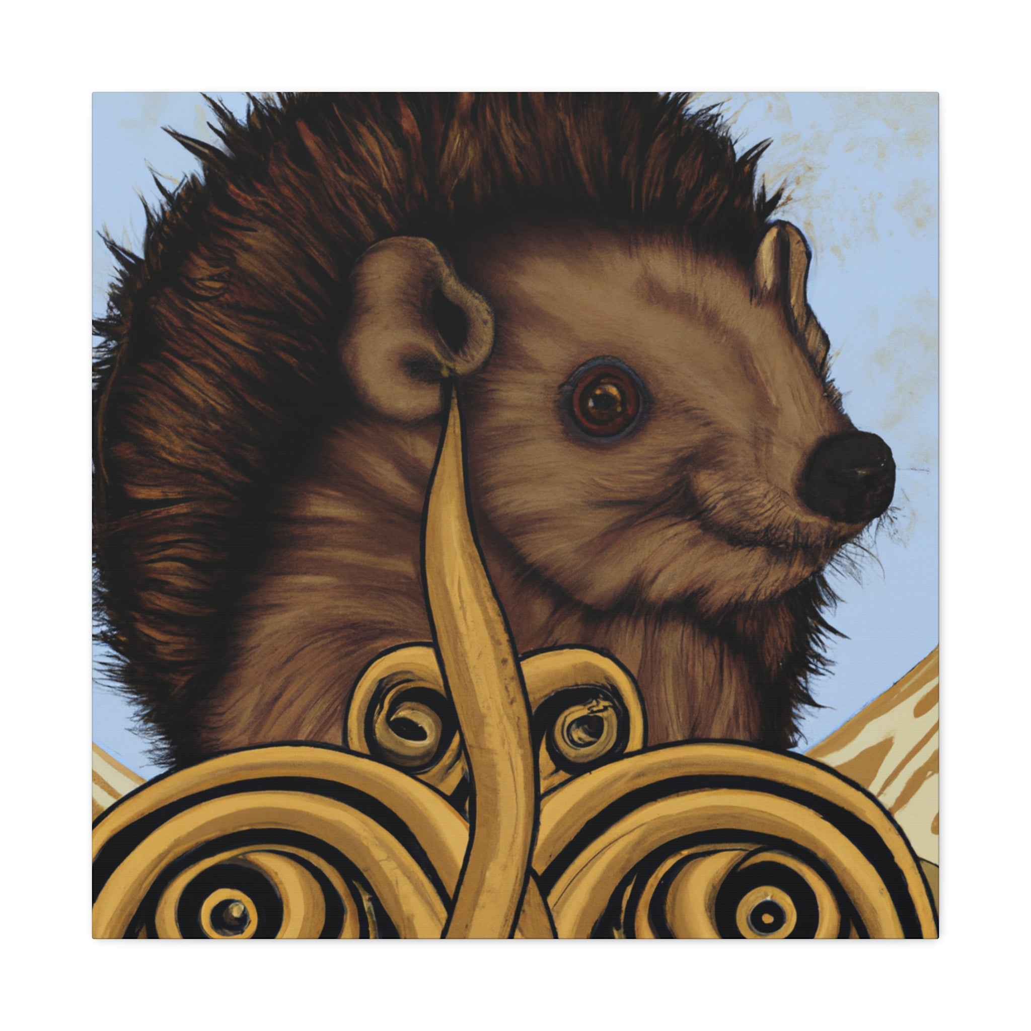 Porcupine in Baroque - Canvas - Walmart.com
