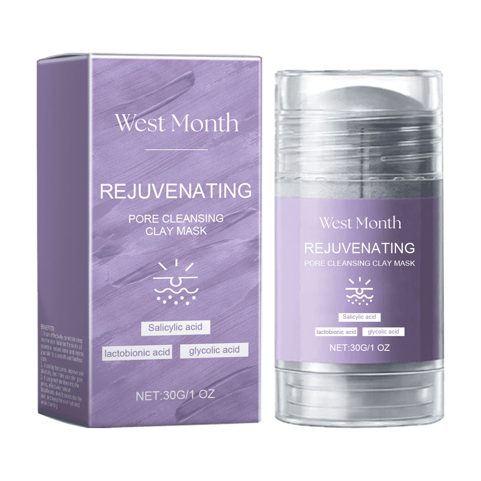 Pore Cleaning Mud Mask Stick, Gentle Clean Delicate Skin Refreshing ...