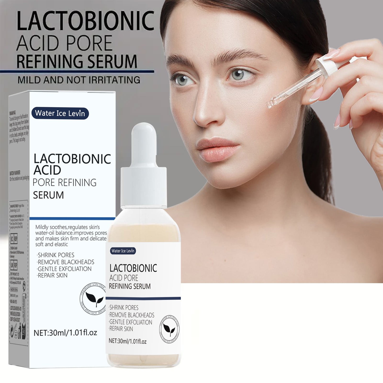 Pore Refinement Serum, Elasticity Enhancer, Deep Cleanse & Hydrate ...