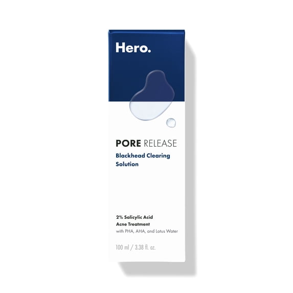 Hero Cosmetics Pore Release Blackhead Clearing Solution 100ml with ...