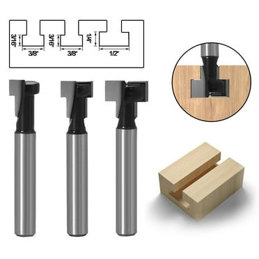 Kiplyki Wholesale 1/4Inch Shank T Slot Router Bit T-Track Woodwork ...