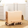 Porfeet 20 Inch Kids Ride-On Luggage with Small Carry-On Suitcase ...