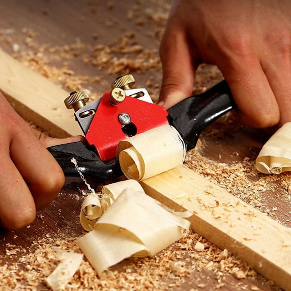 Porfeet 44mm Adjustable Metal Blade Spoke Shave Plane Carpenter ...