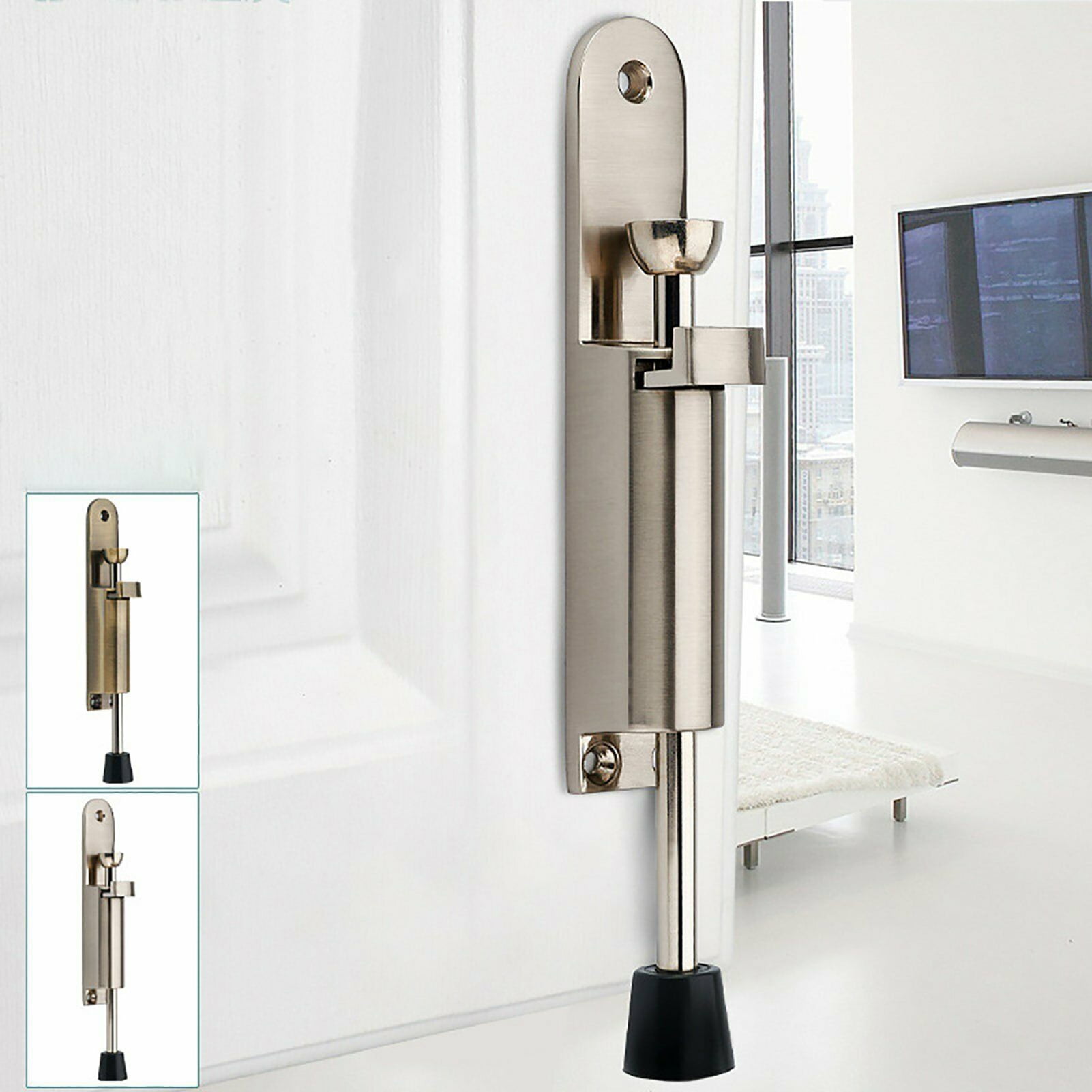 Hevirgo Adjustable Foot-Operated Lever Automatic Holder Door Protective ...