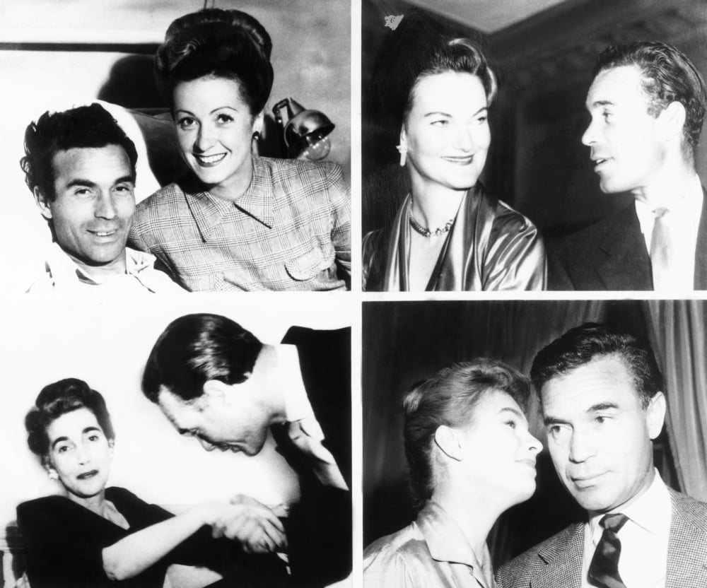 Porfirio Rubirosa With His Four Of His Five Wives. Top Left With ...