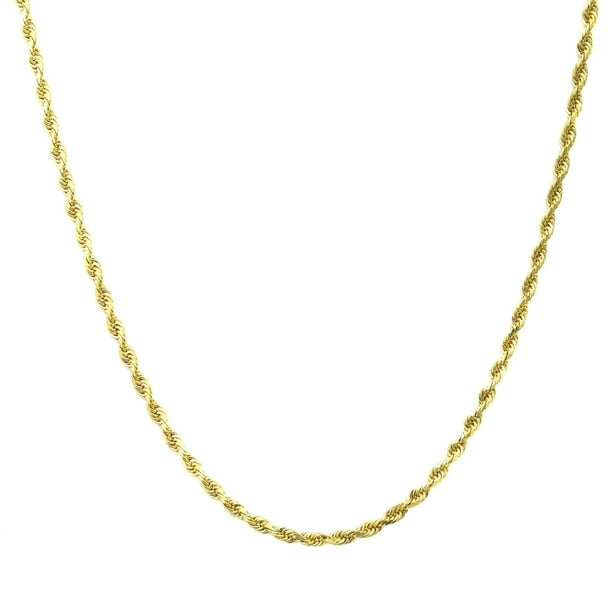 Pori Jewelers 10K Solid Gold Rope 30 Inch Chain Necklace BOXED ...