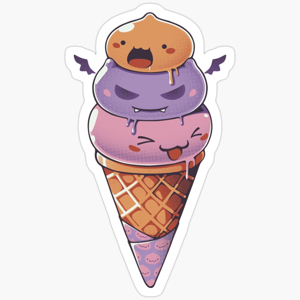 Poring Poporing Drops Icecream Sticker Phone Decal Water Bottle ...