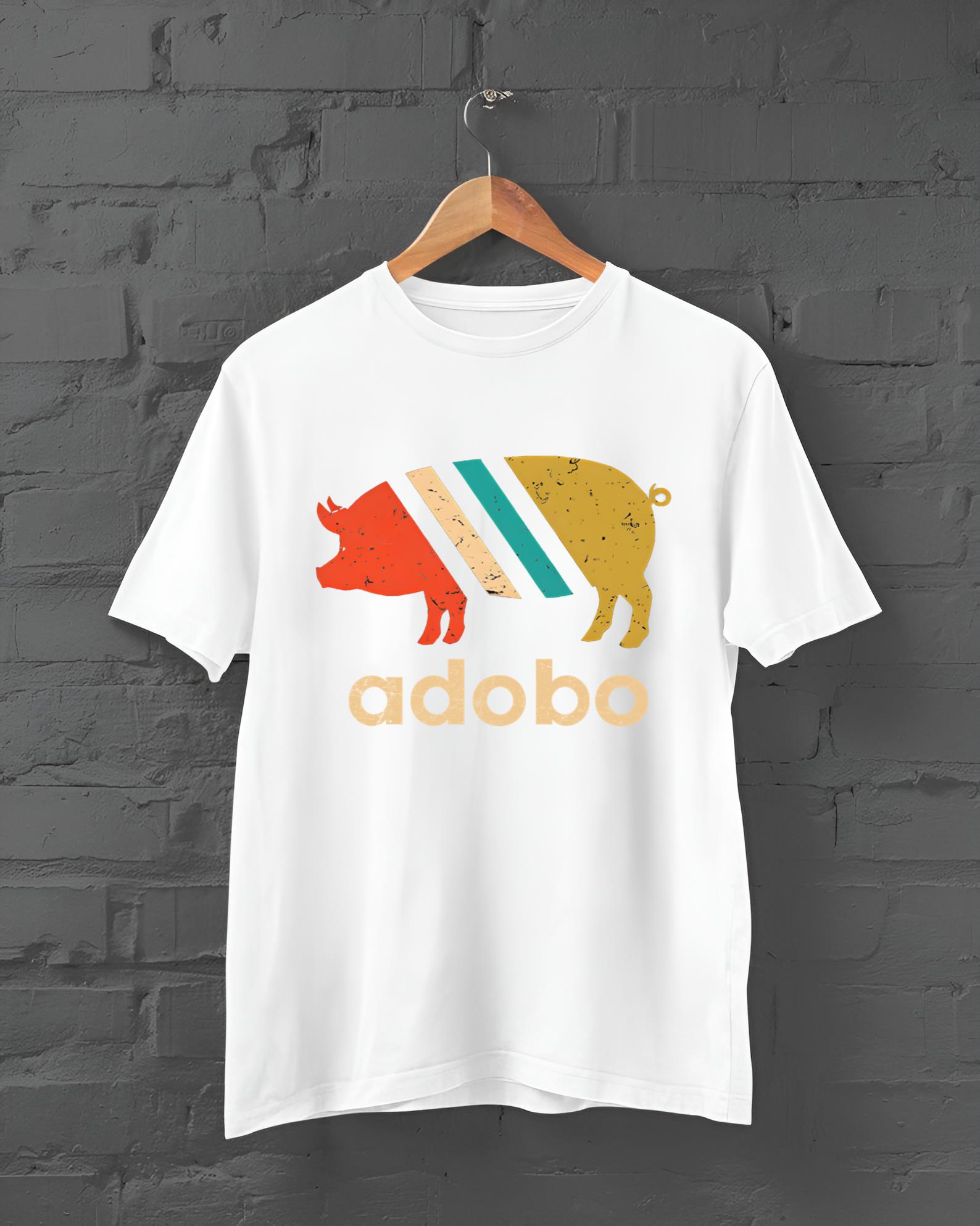 Pork Adobo Filipino Shirt - Funny Pig Adobo Meme Vintage Men's T-Shirt ...