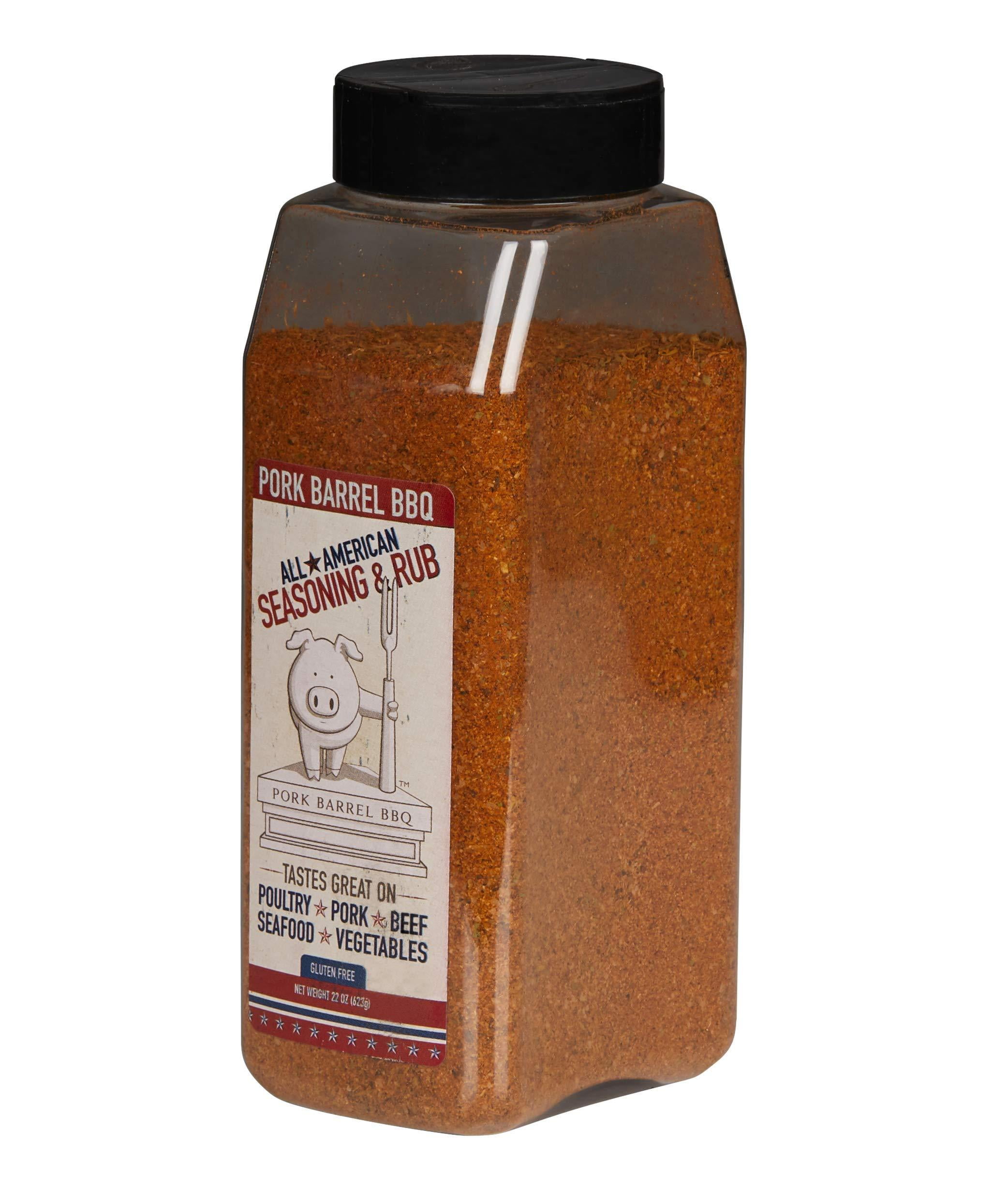Pork Barrel BBQ All American Seasoning Mix, 22 Ounce Dry Rub for Ribs ...