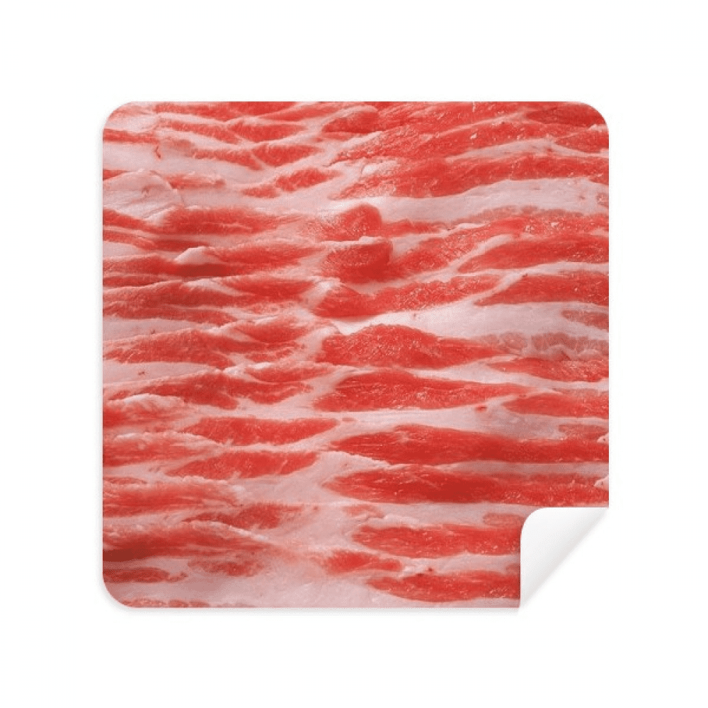 Pork Mutton Fat Meat Food Texture Glasses Cloth Screen Cleaner Suede ...
