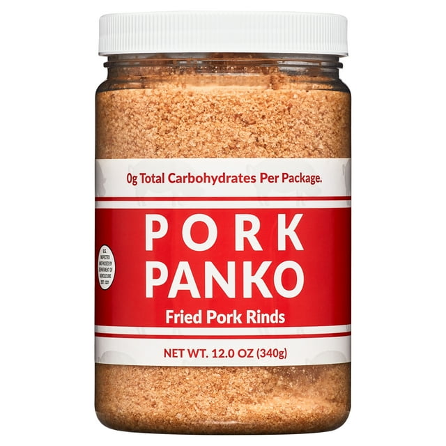 Pork Panko (12oz Jar) - 0 Carb Pork Rind Crumbs - Keto and Paleo ...