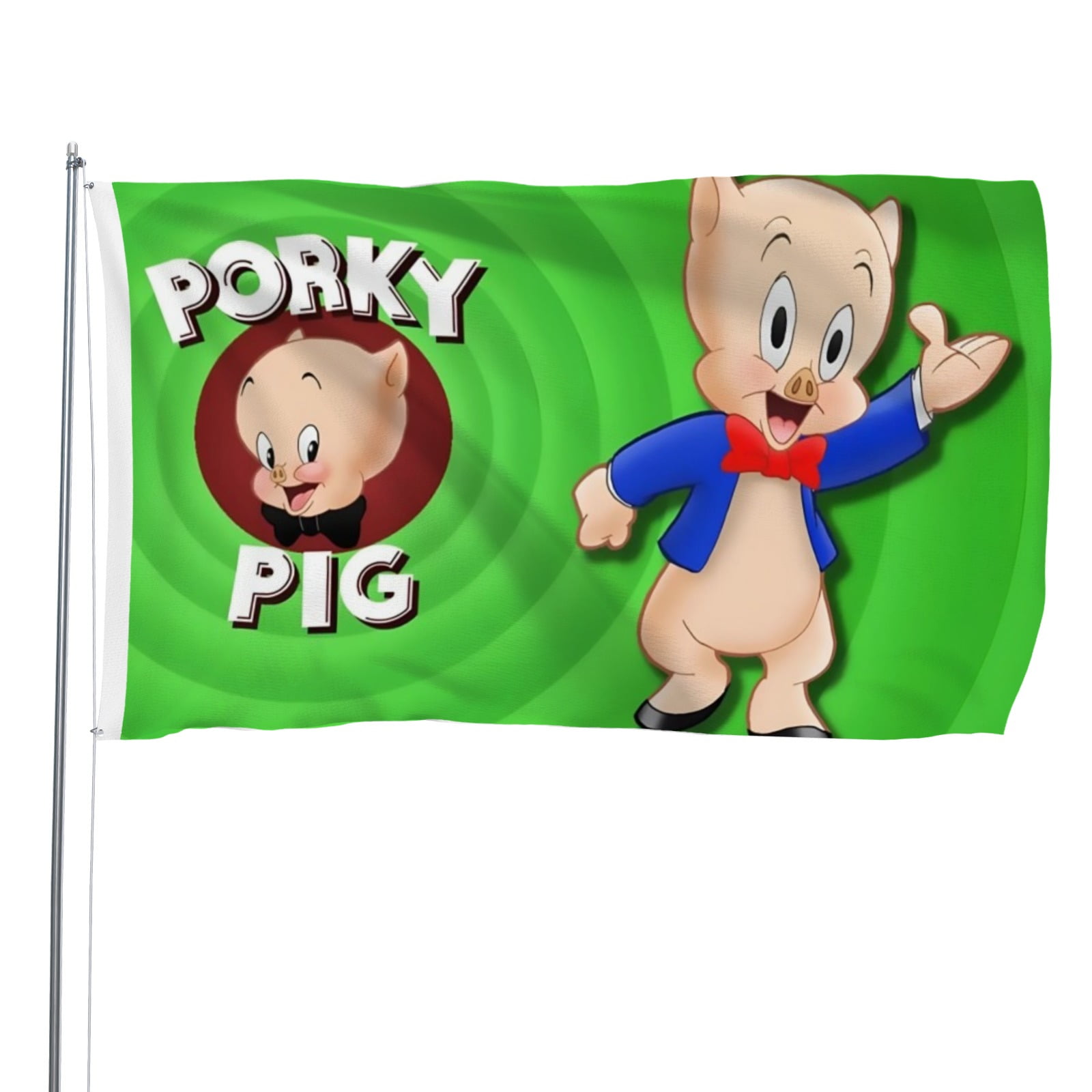 The Porky Pig Show-themed Printed Flag Perfect gift for fans, friends ...