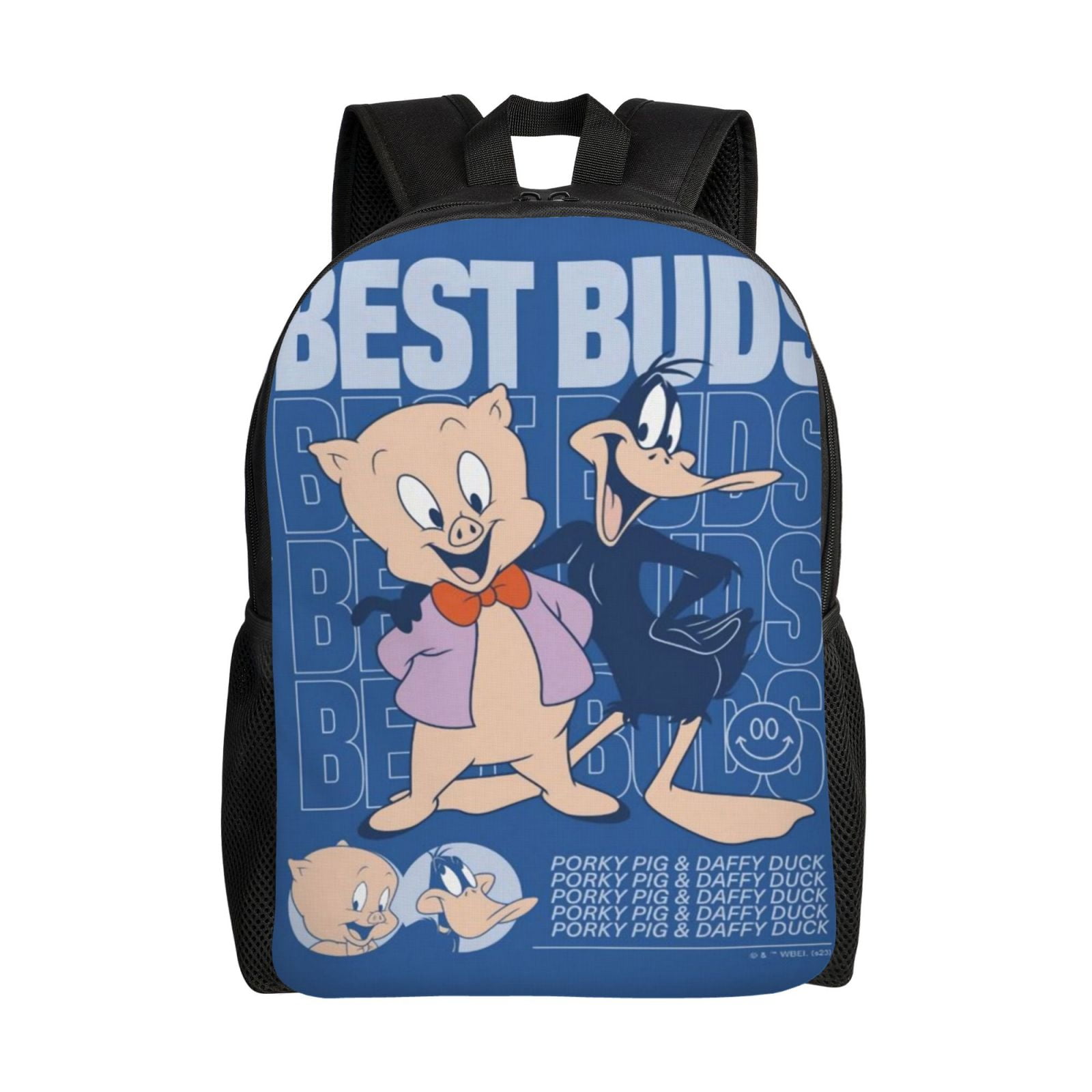 Porky pig Anime Backpack Cartoon Travel Bags 3D Printed Casual Daypacks ...