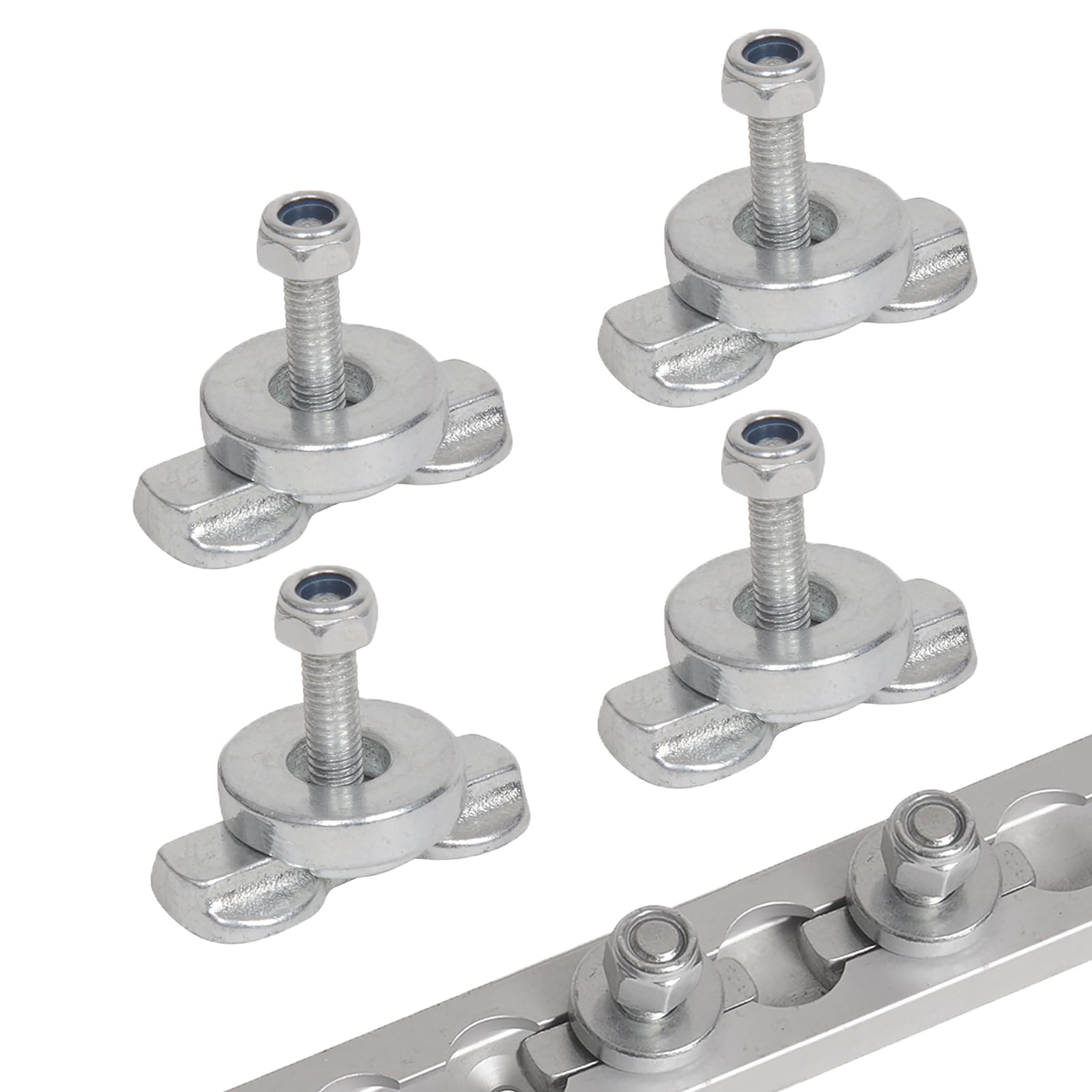 Poromotor L Track Double Lug Threaded Stud Nut Fitting M6 4PCS ...