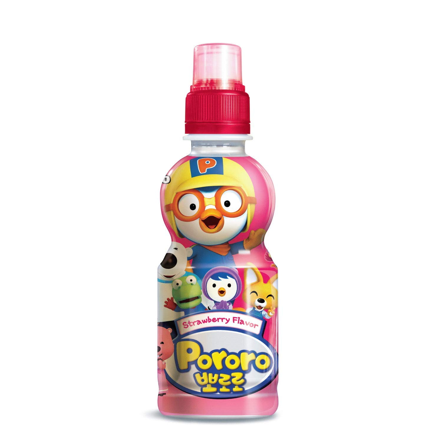 Pororo Kids Strawberry Flavor Drink, Pack of 8, Fruit Juice Drinks with ...
