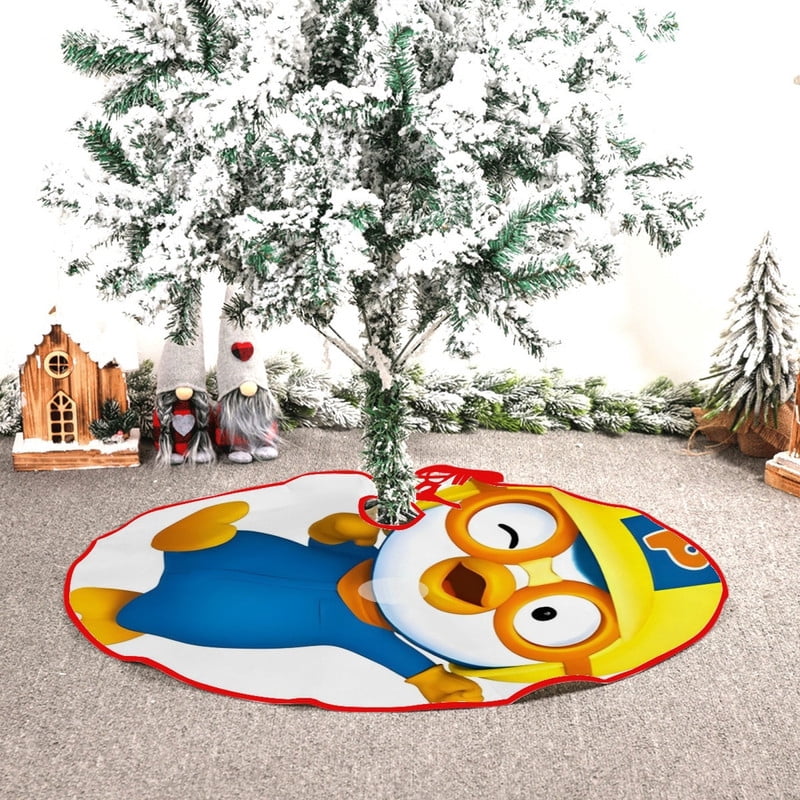 Pororo The Little Penguin themed Christmas Tree Skirt 48inch premium ...